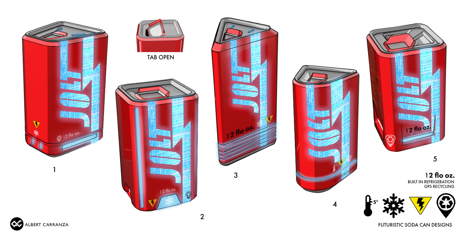 ArtStation - Scifi Soda Concepts