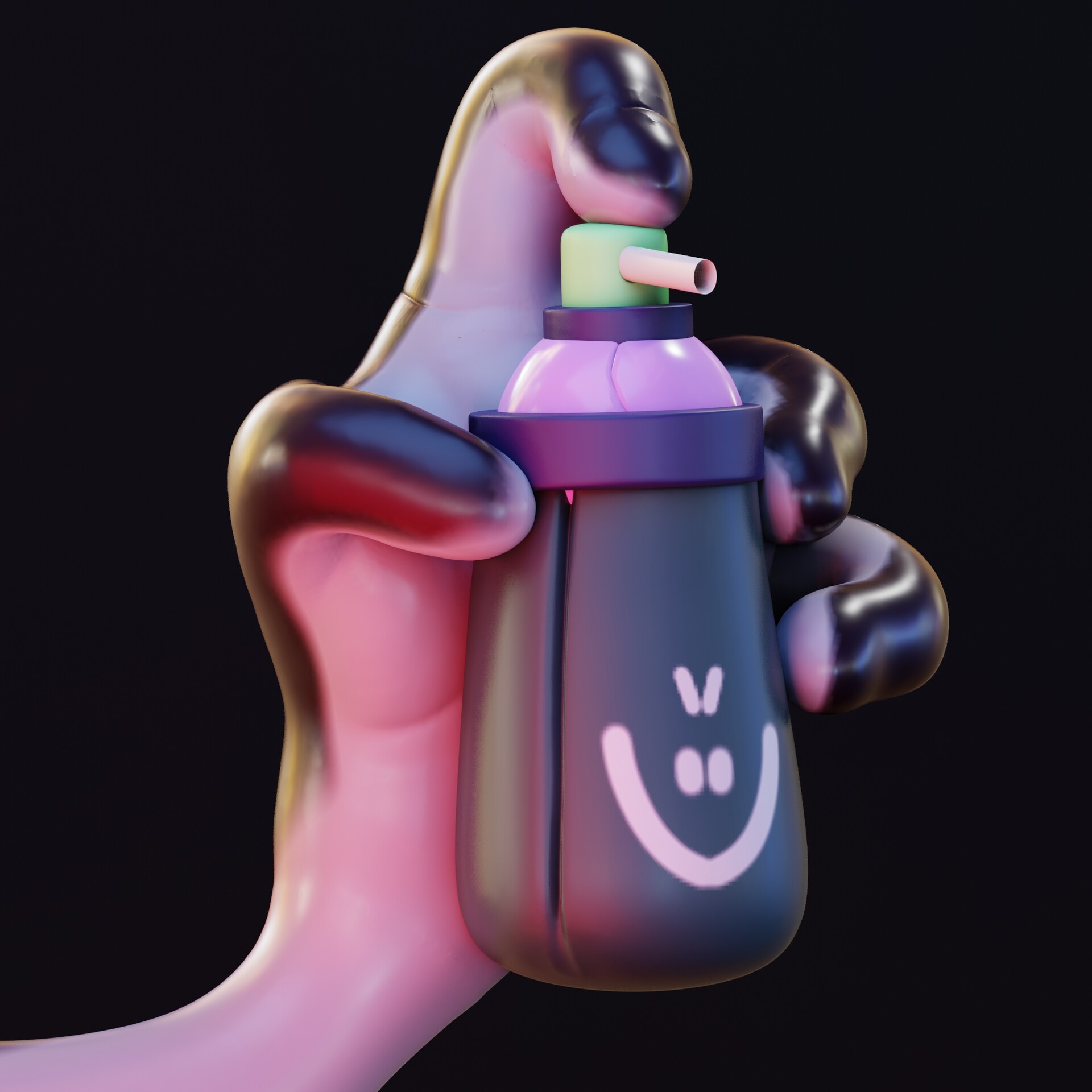 ArtStation - Spray can 2_