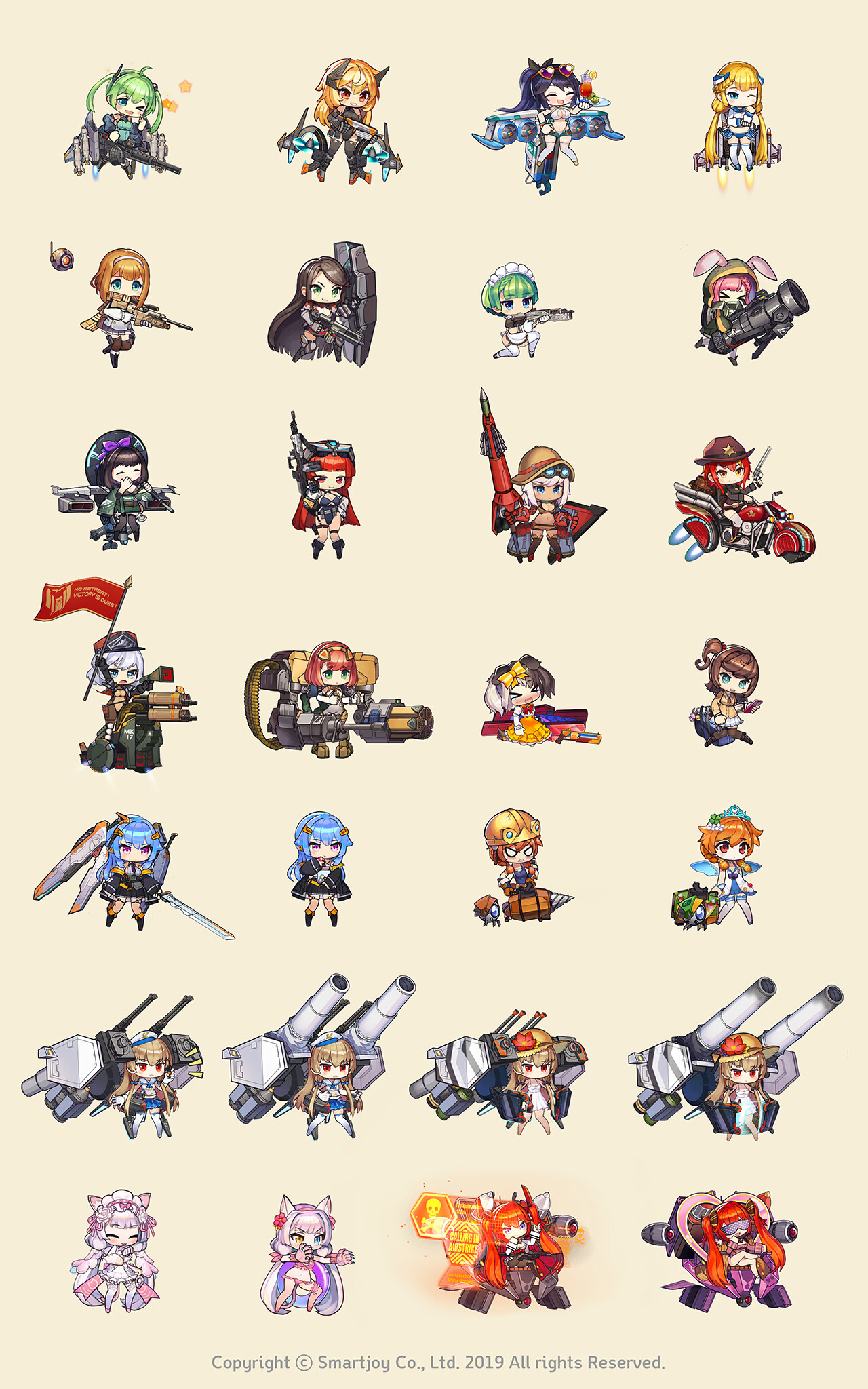 ArtStation - Last Origin SD Art Works