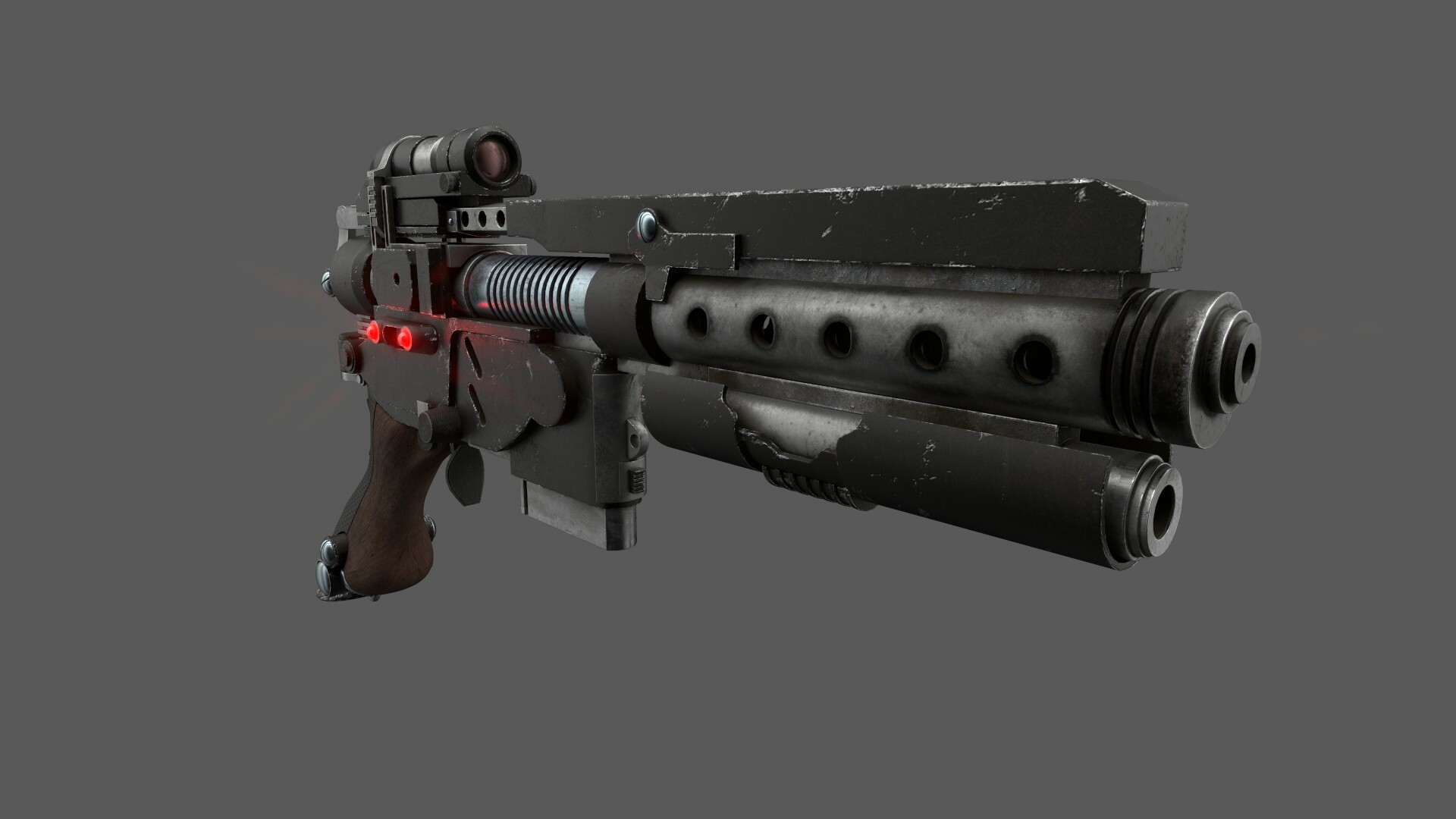 Bryce Cumpstone - Merr Sonn Power 6 Blaster Pistol (1313 concept) WIP