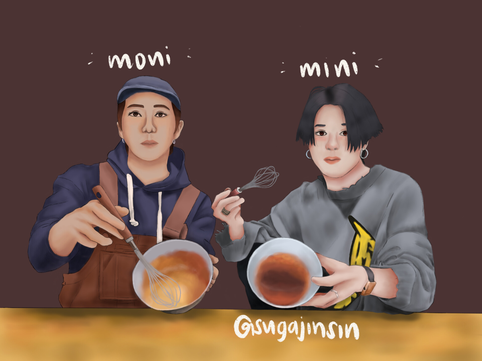 ArtStation - BTS Mini Moni