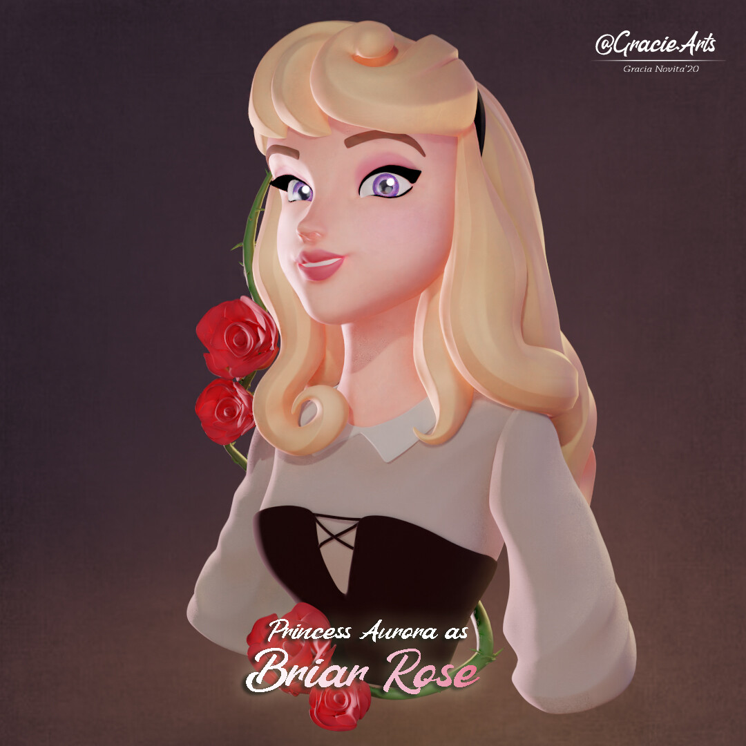 Anime Disney Princess Briar Rose