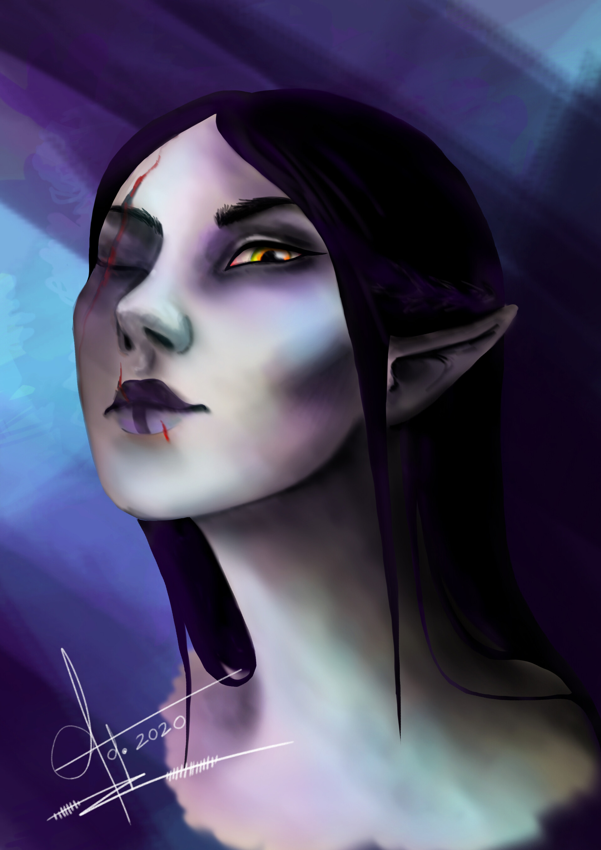 ArtStation - Portrait of an Elf