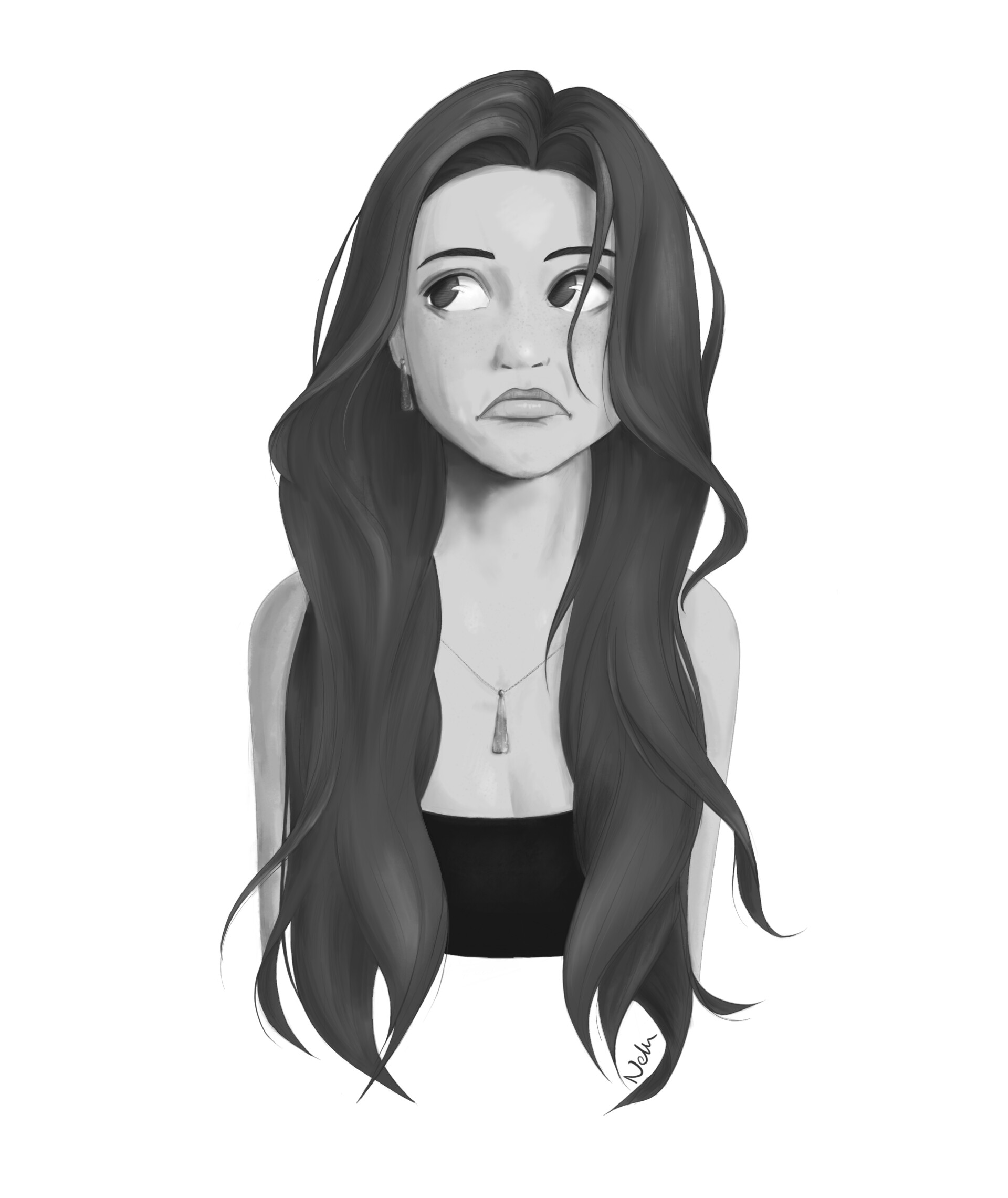 Sad Girl Tumblr Drawings