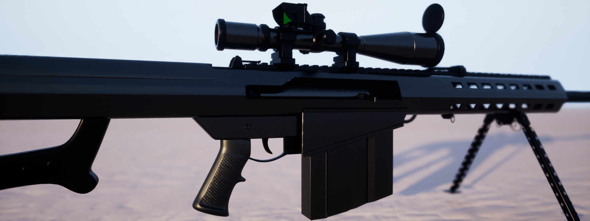 ArtStation - Barret M82 Cal .50 Rifle