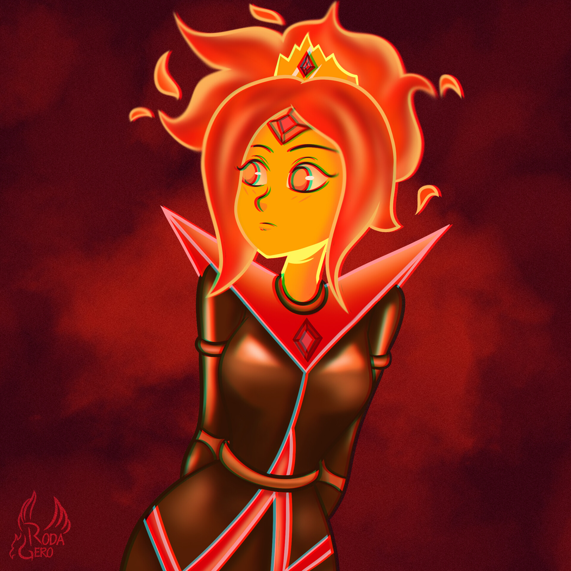 ArtStation - Princesa flama