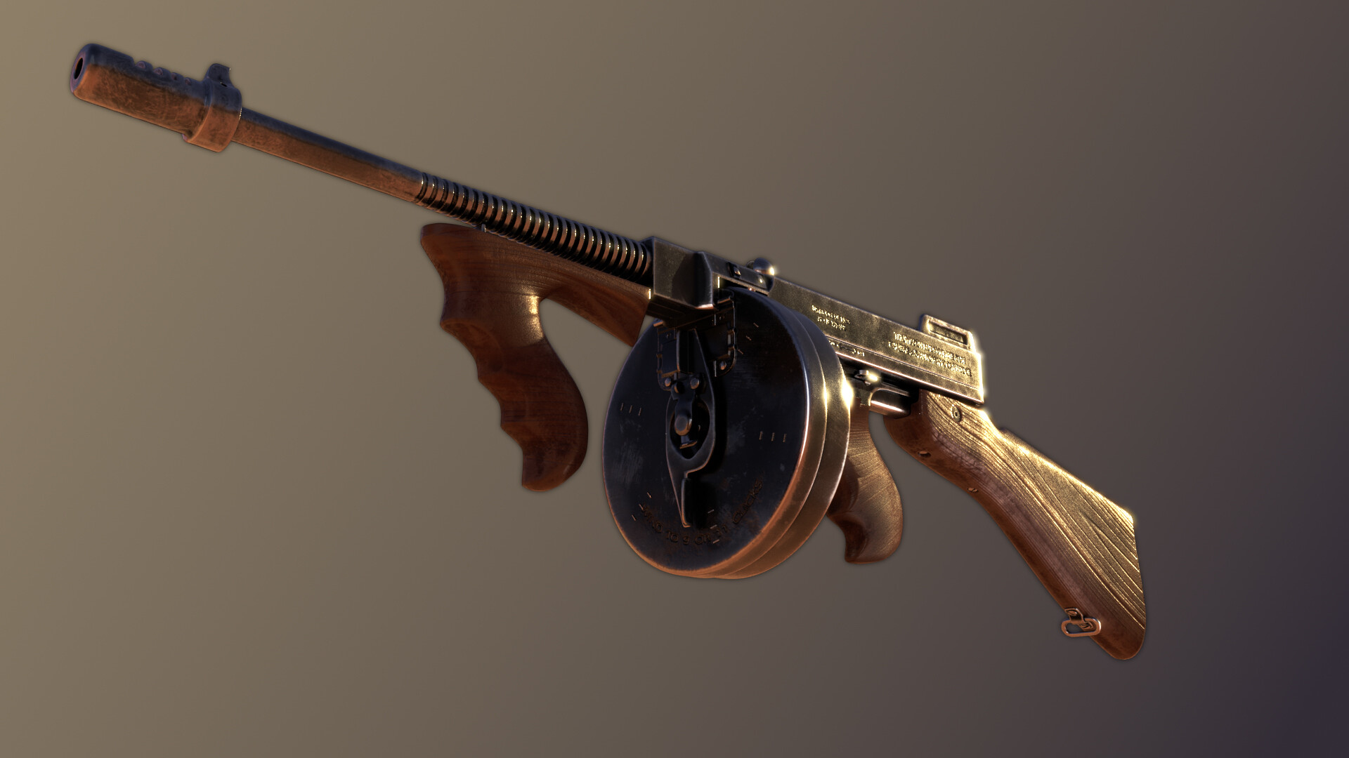 ArtStation - Tommy_Gun