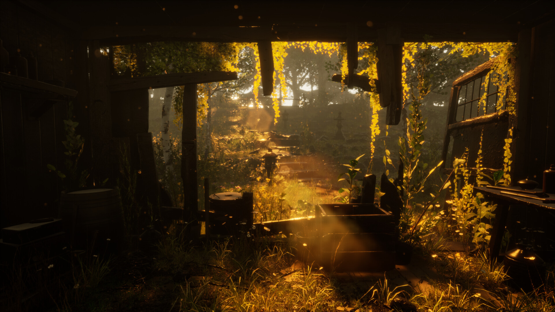 ArtStation - Overgrown Garden