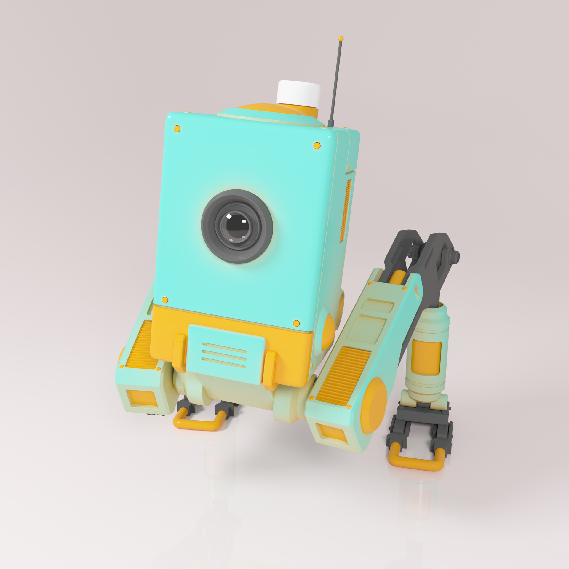 ArtStation - Cartoon Robot