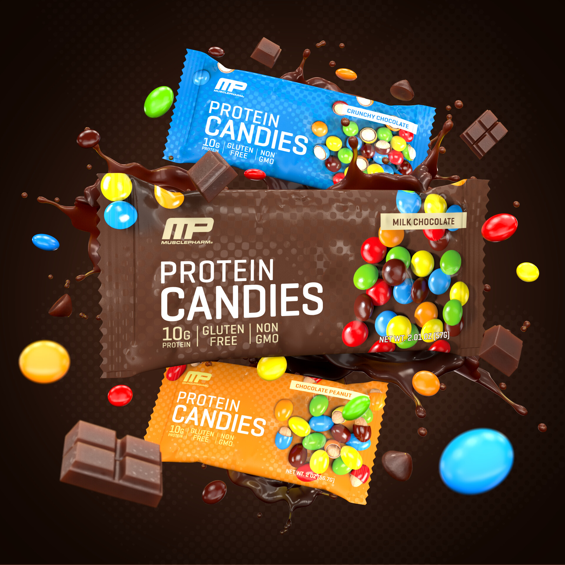 David Baca - MusclePharm Protein Candies Splash