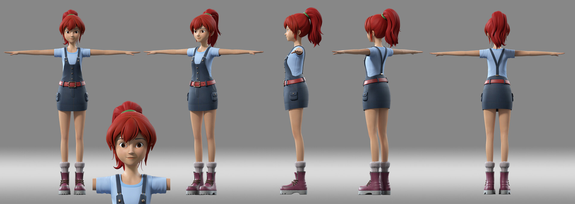 ArtStation - cartoon girl