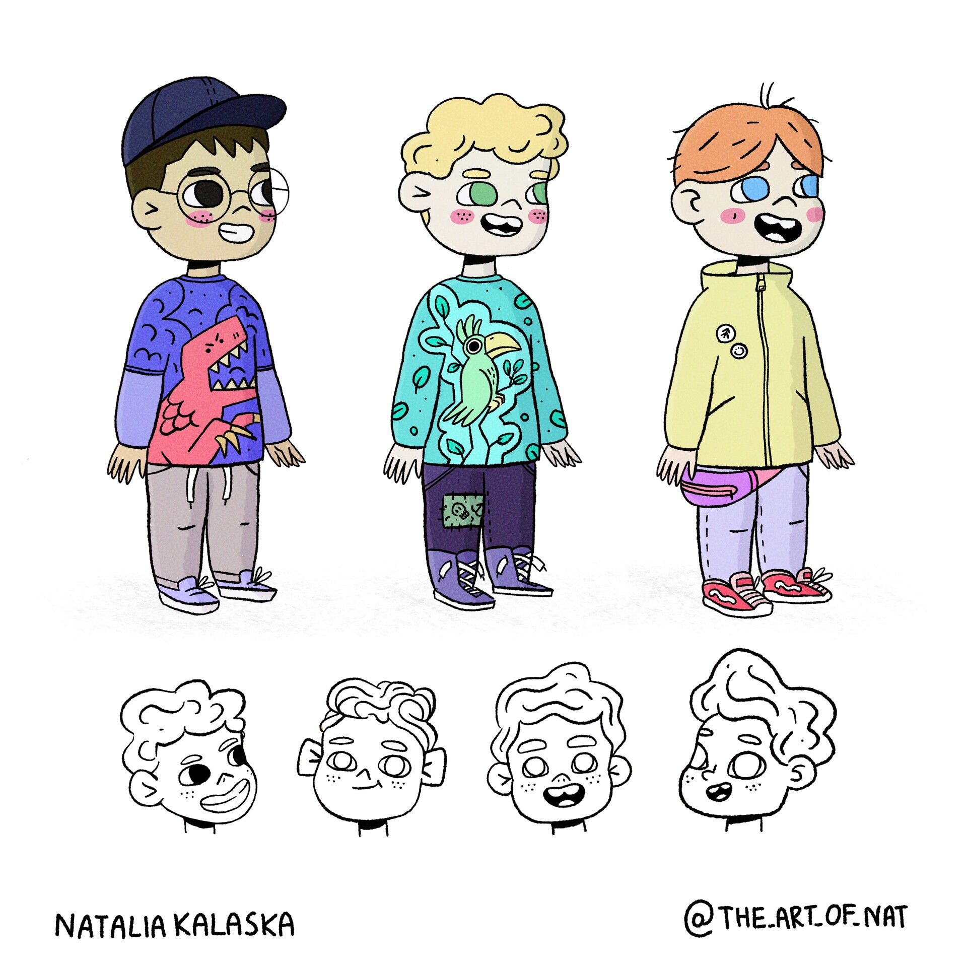 ArtStation - Boy character design