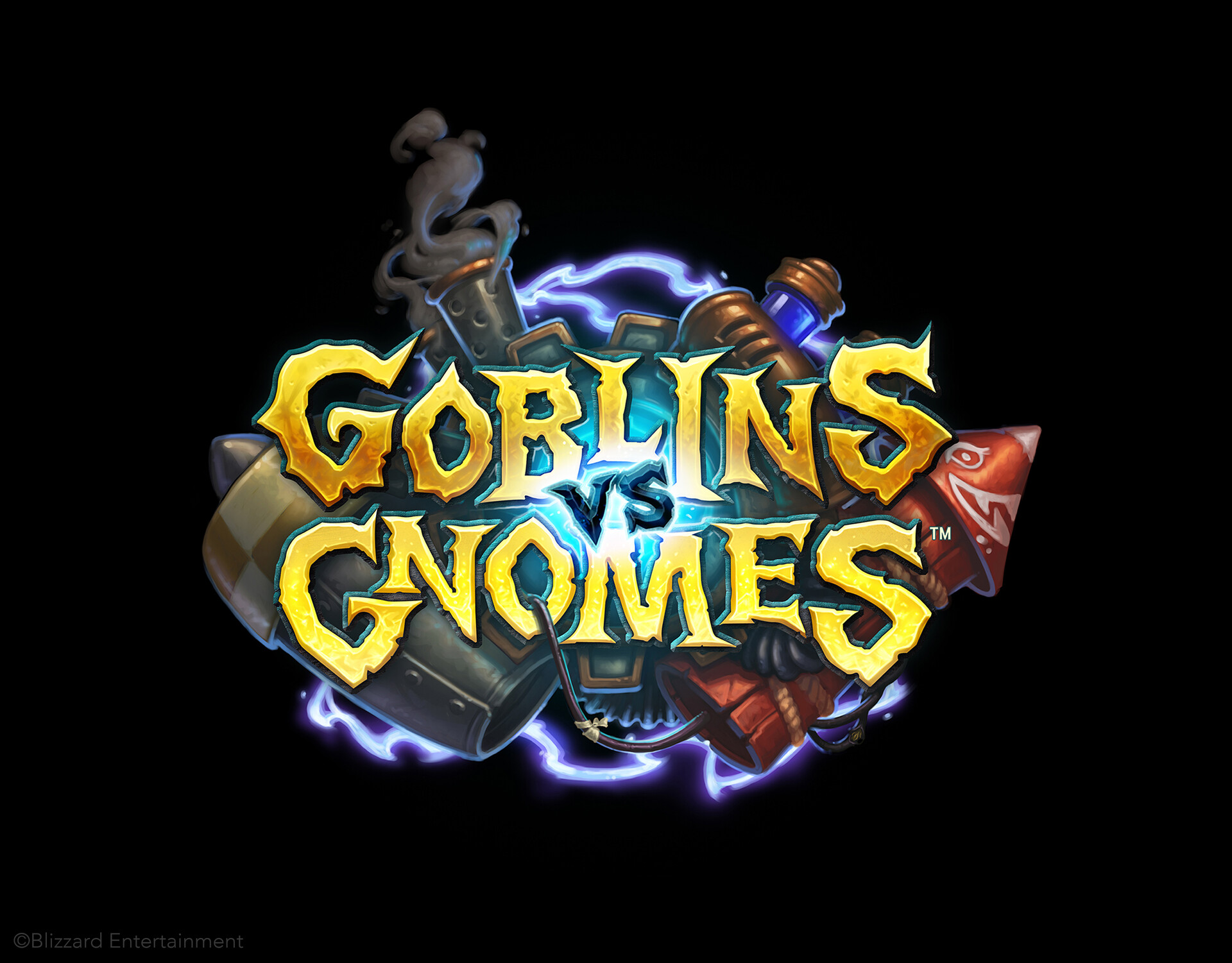 ArtStation - Hearthstone - "Goblins Vs. Gnomes" Logo