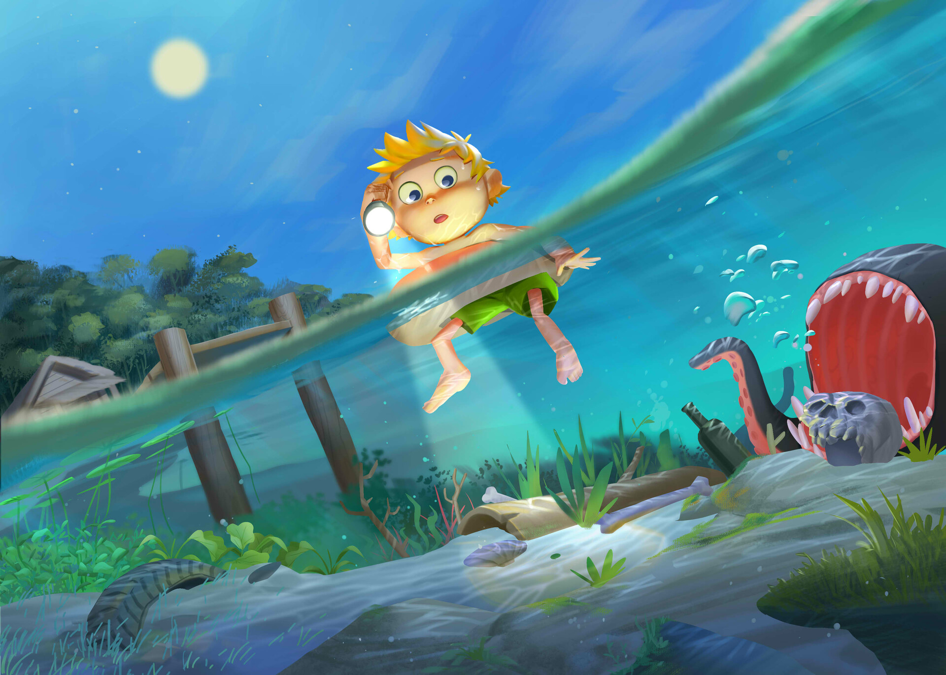 ArtStation - Kid Swim