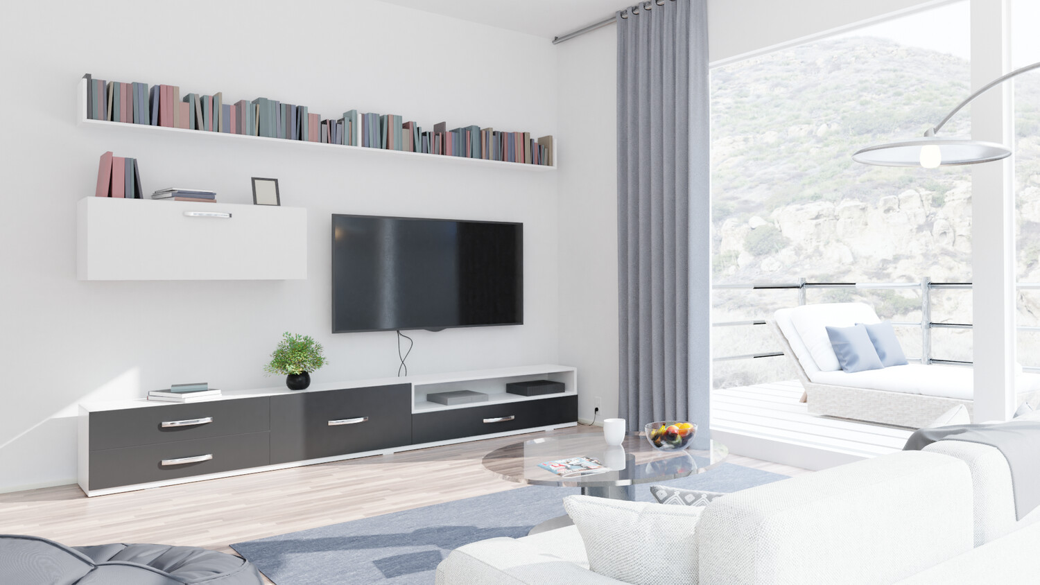 ArtStation - Interior Render TV Room- Blender