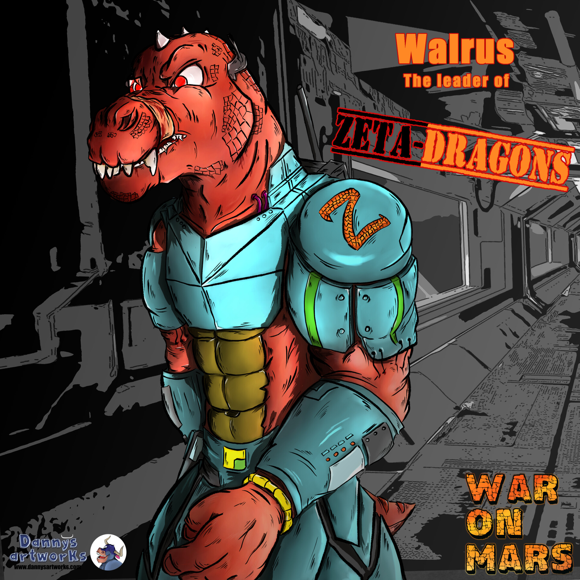 ArtStation - Walrus The leader of Zeta-dragons