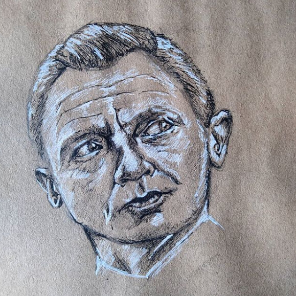 ArtStation - Drawing James Bond, 007