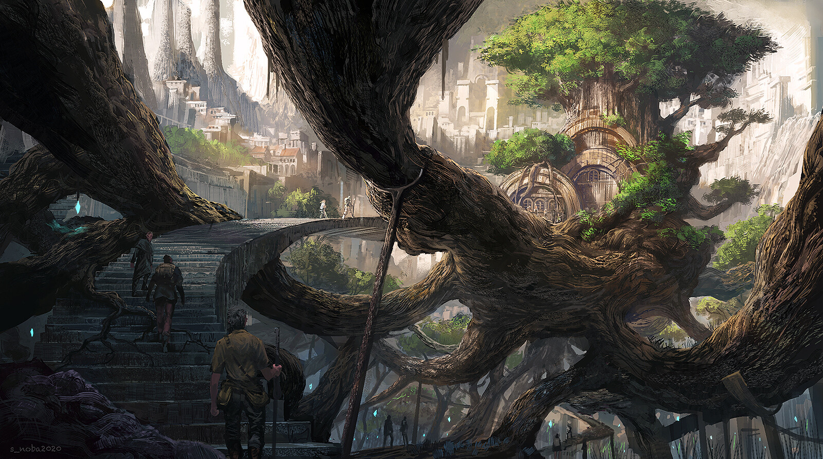 ArtStation - Under the Tree Roots