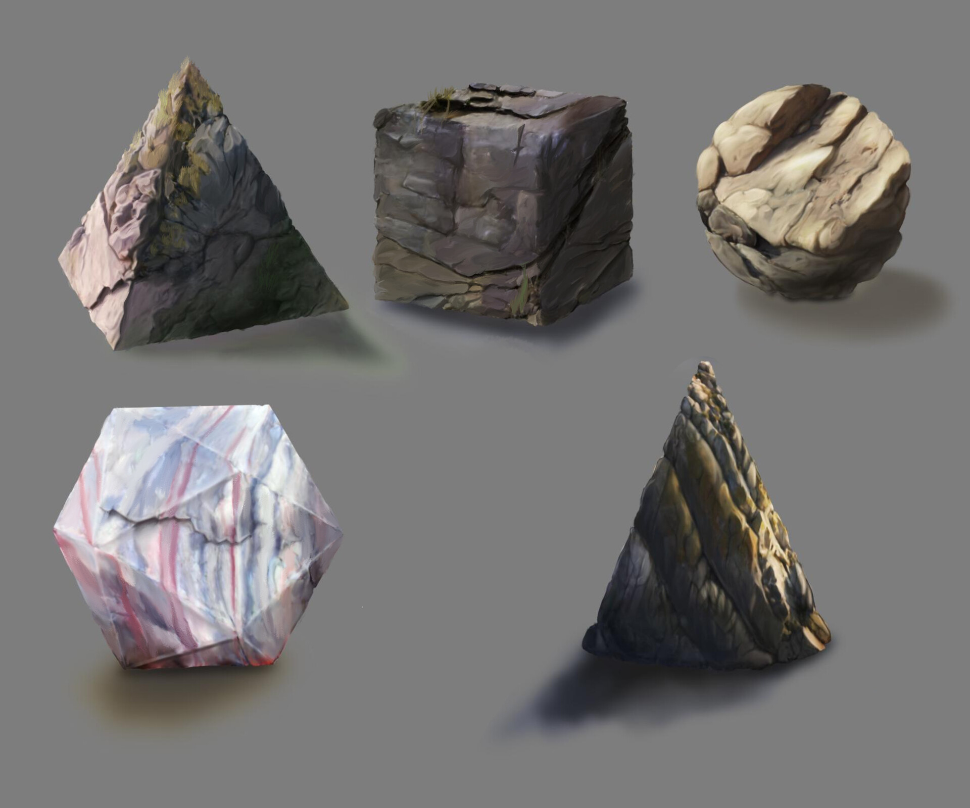 ArtStation - Stone study