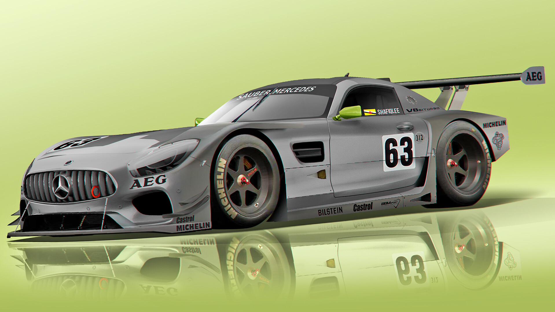 ArtStation - AMG GT 'Sauber C9' racing kit
