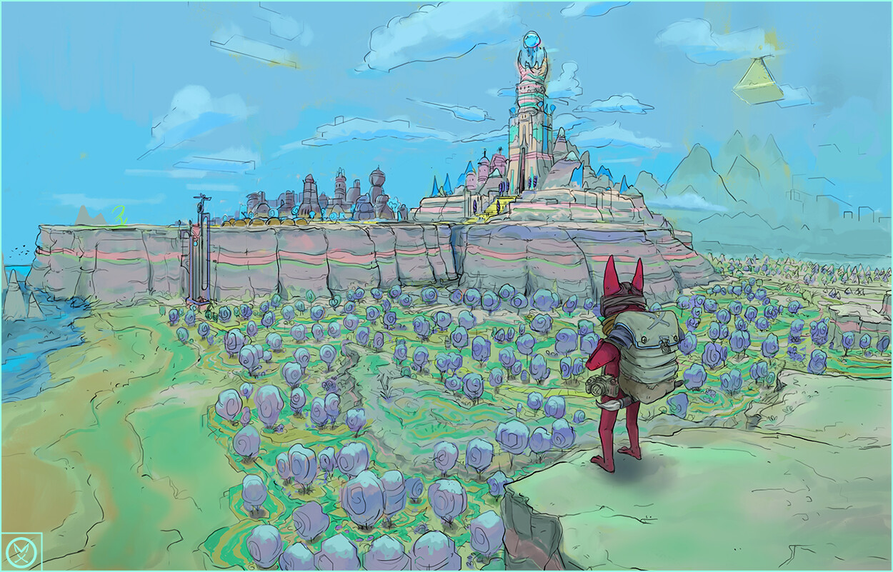 ArtStation - Grub Isle - Sugar Land North view