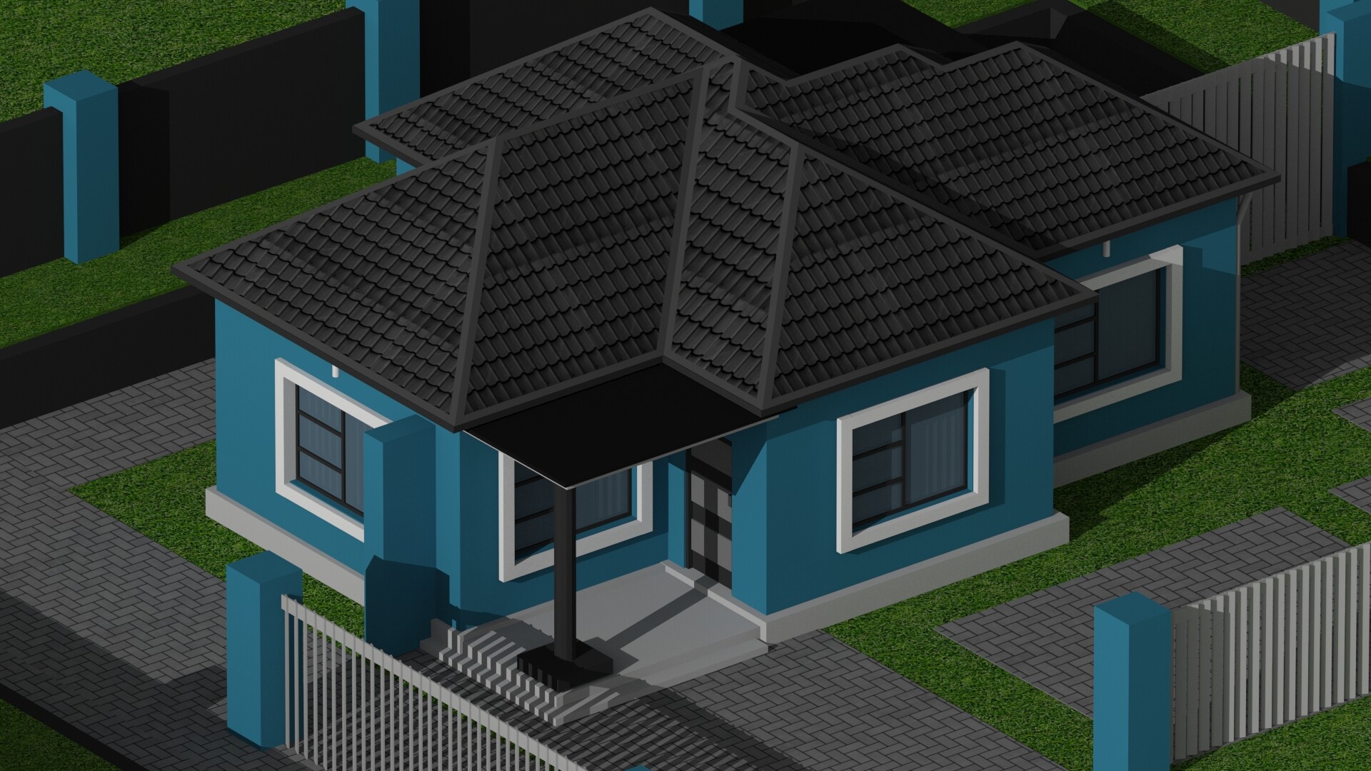 ArtStation - 3D HOUSE MODELING FINAL PRODUCT BY MUTHAPHULI SYDNEY