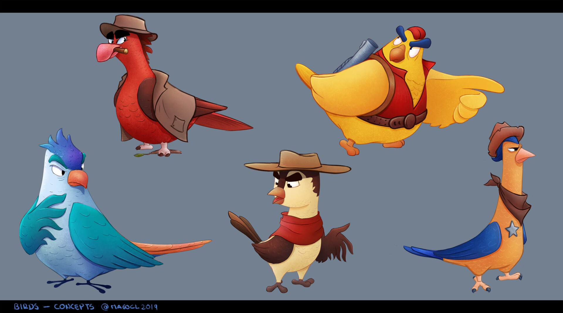 ArtStation - Birds - concepts