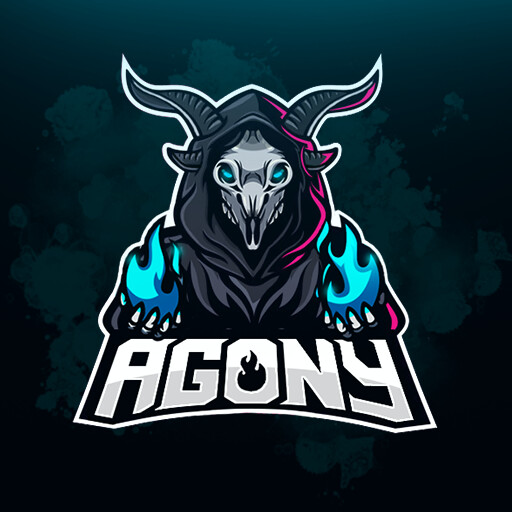 ArtStation - "Agony" mascot logo