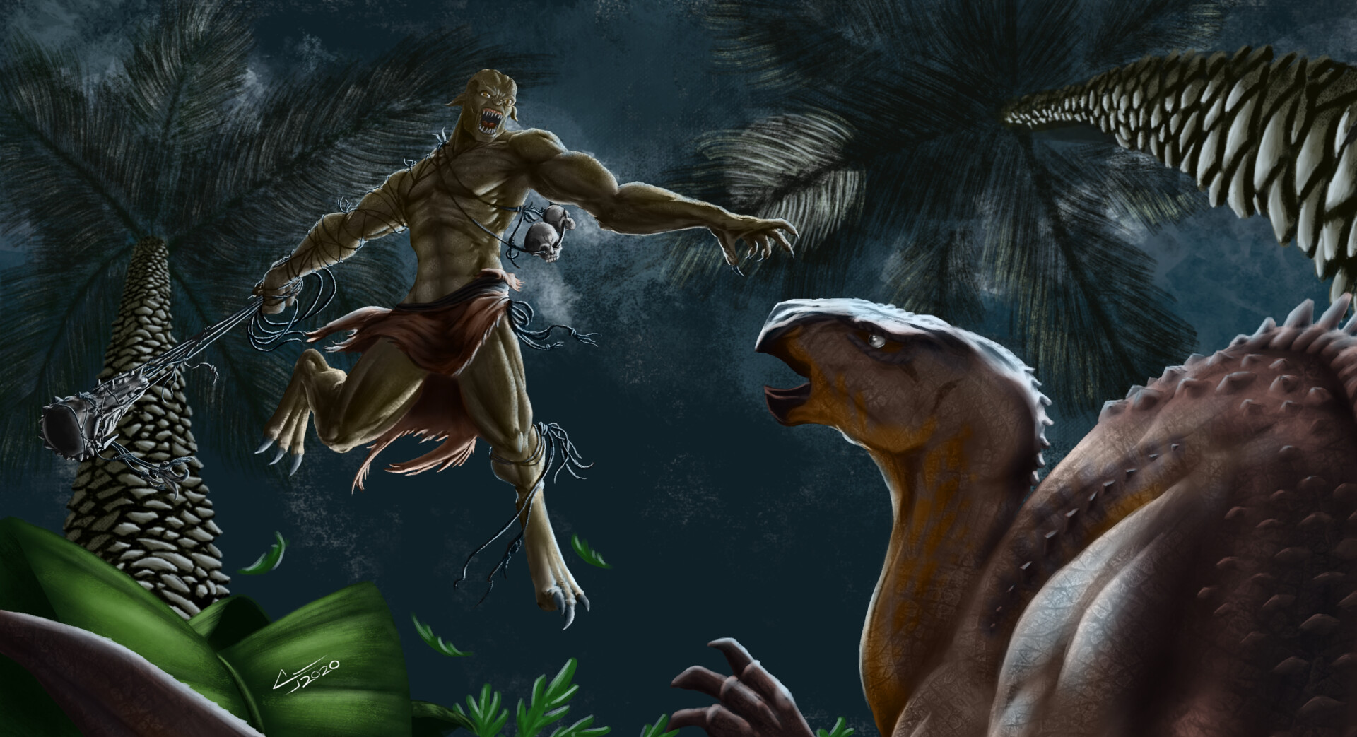 ArtStation - Cannibal v.s. Tenonto