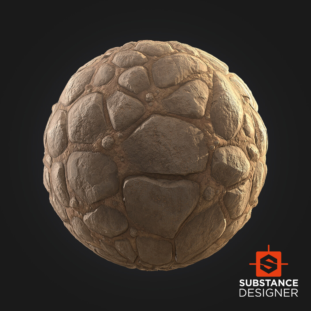 ArtStation - Substance Designer - Dusty Cobblestone