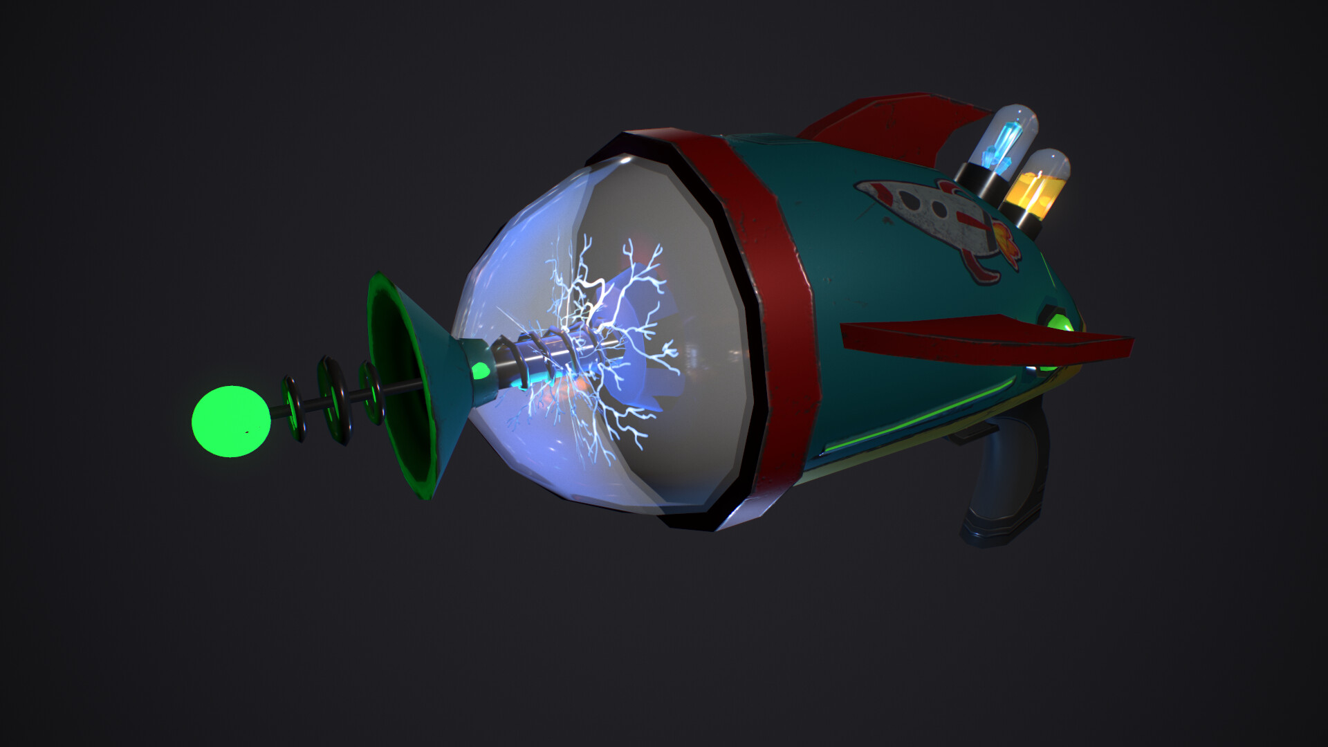ArtStation - Retro Ray Gun 3D model
