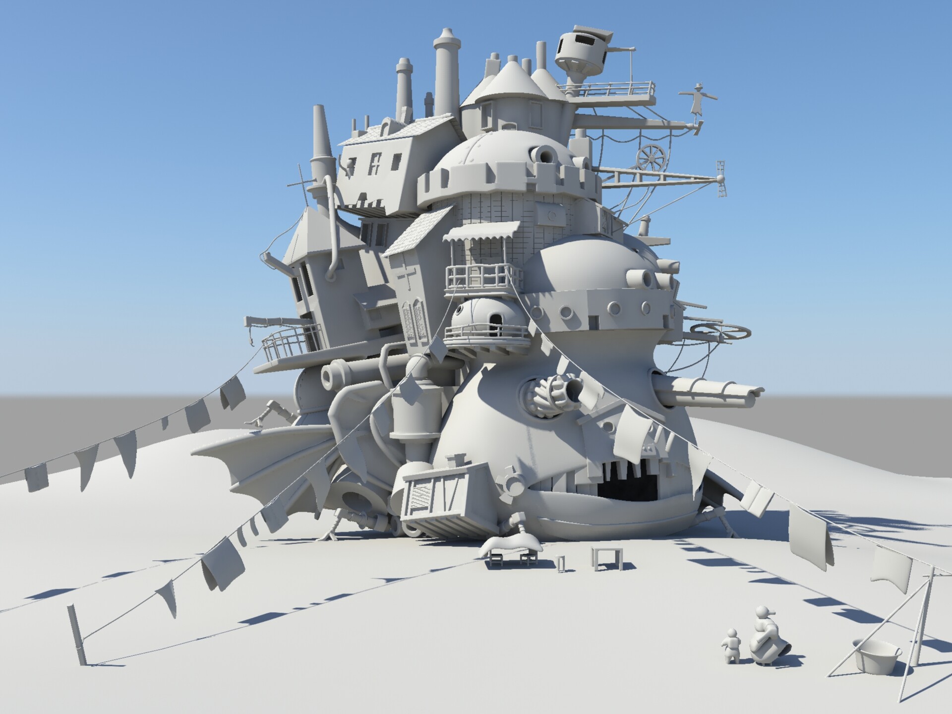 ArtStation - Howl's Moving Castle