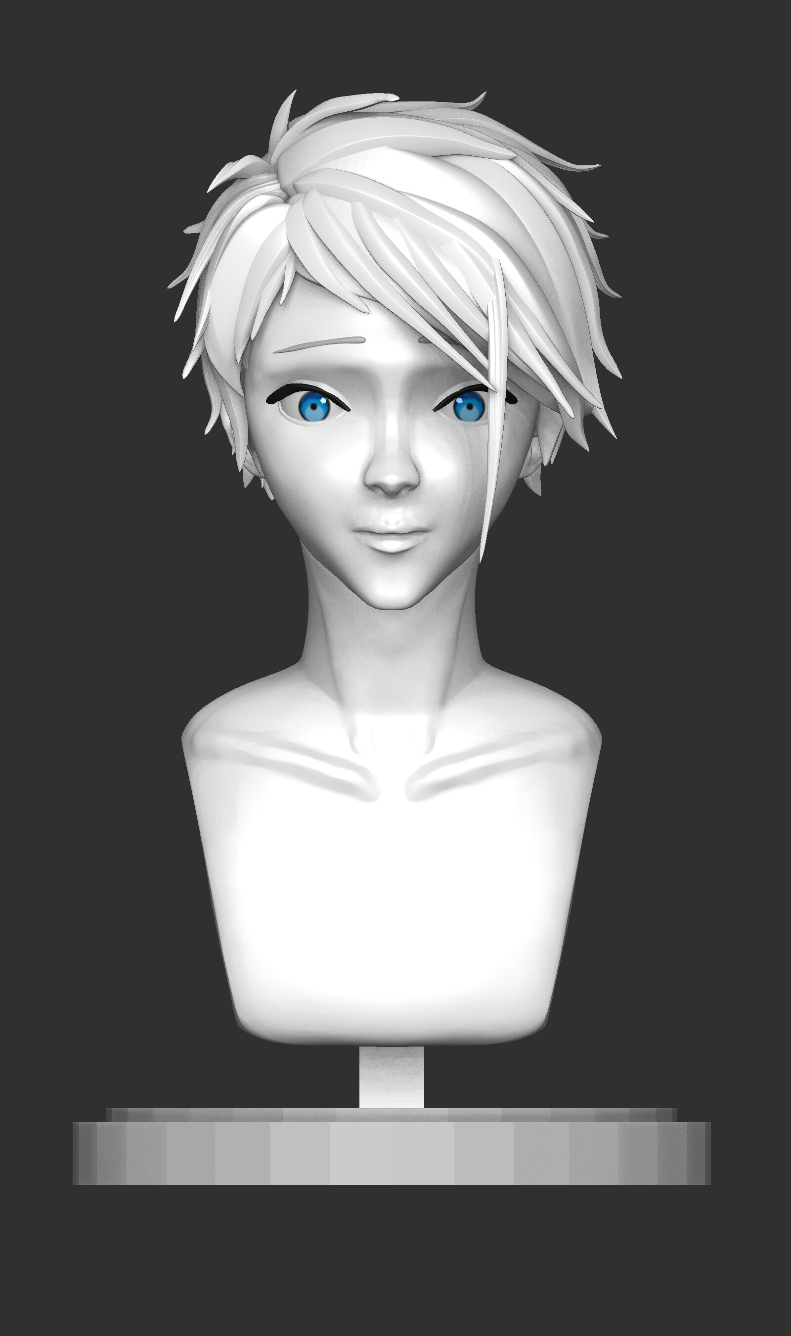 ArtStation - Benedict Blue - Violet Evergarden Sculpt