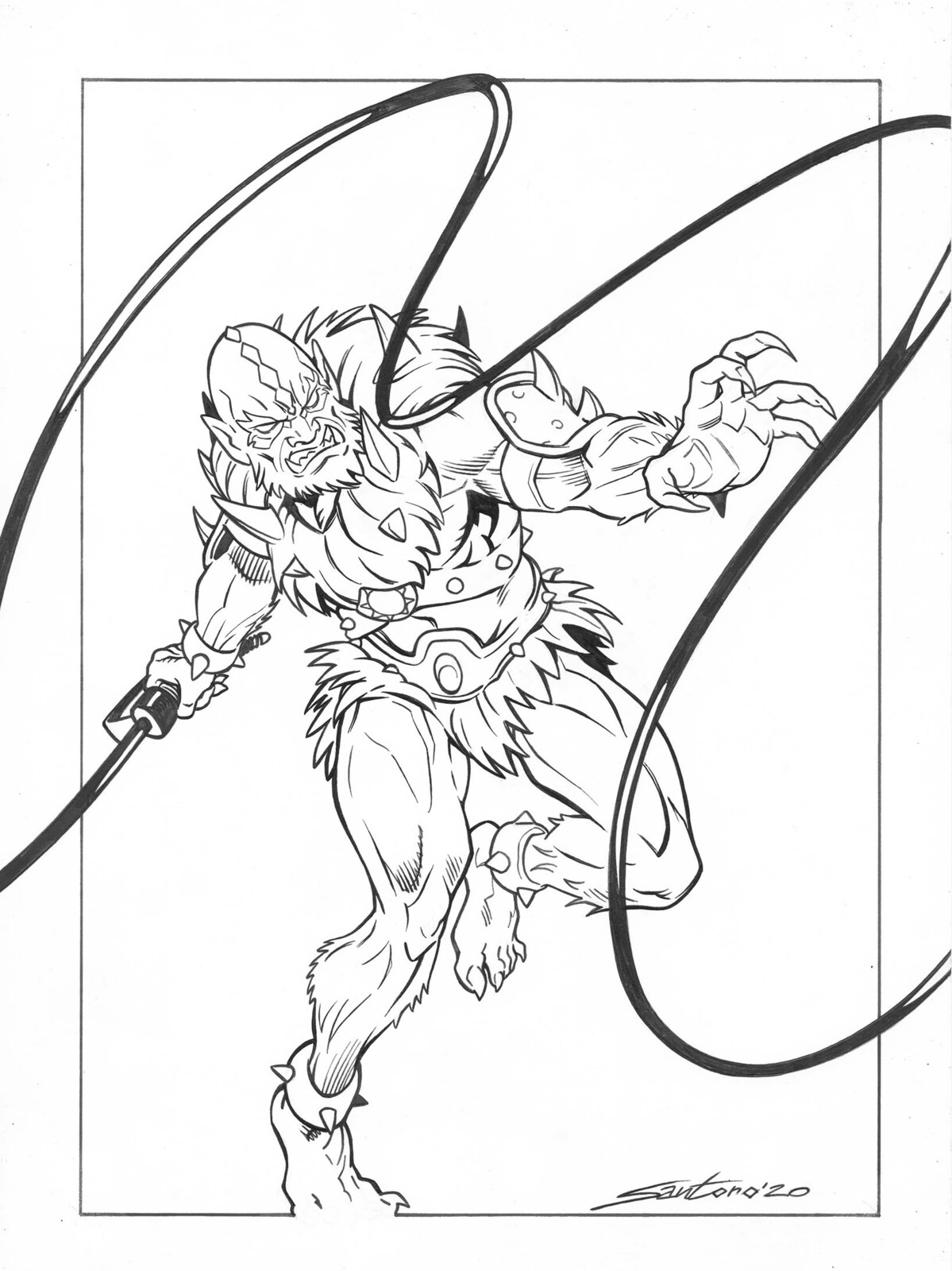 Stefano Santoro - BEAST MAN (MOTU fanart)