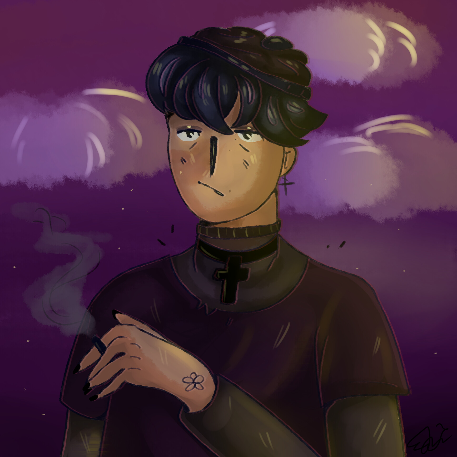 ArtStation - Goth kid Stan