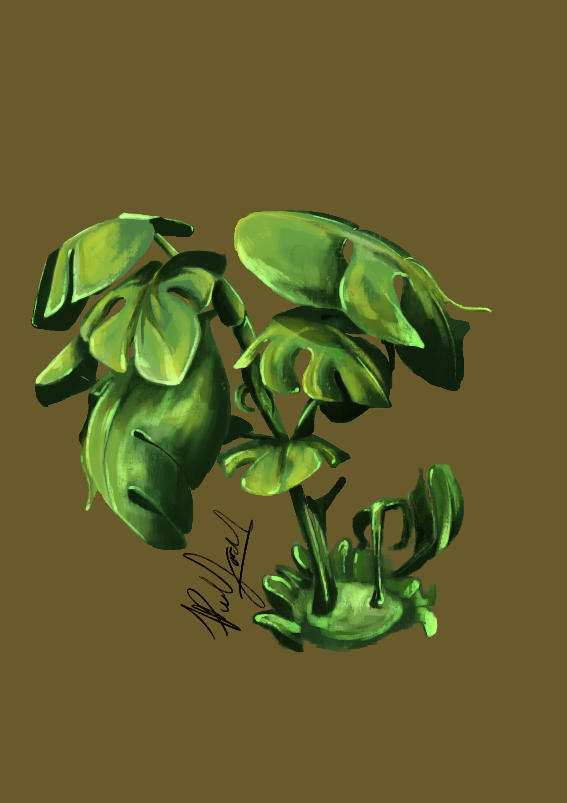 ArtStation - Leaf Study
