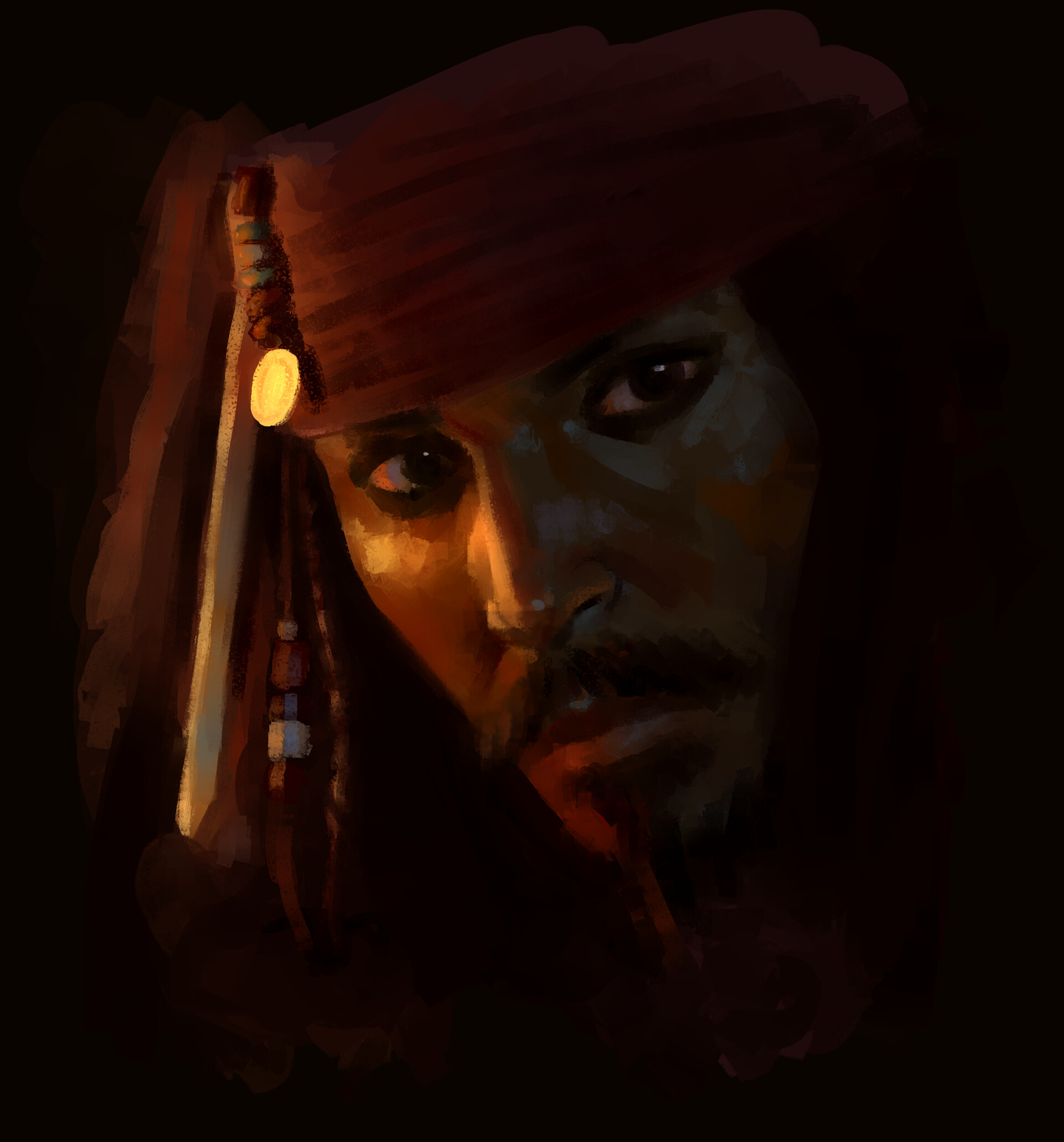 ArtStation - Captain Jack Sparrow - Lighting/Color study