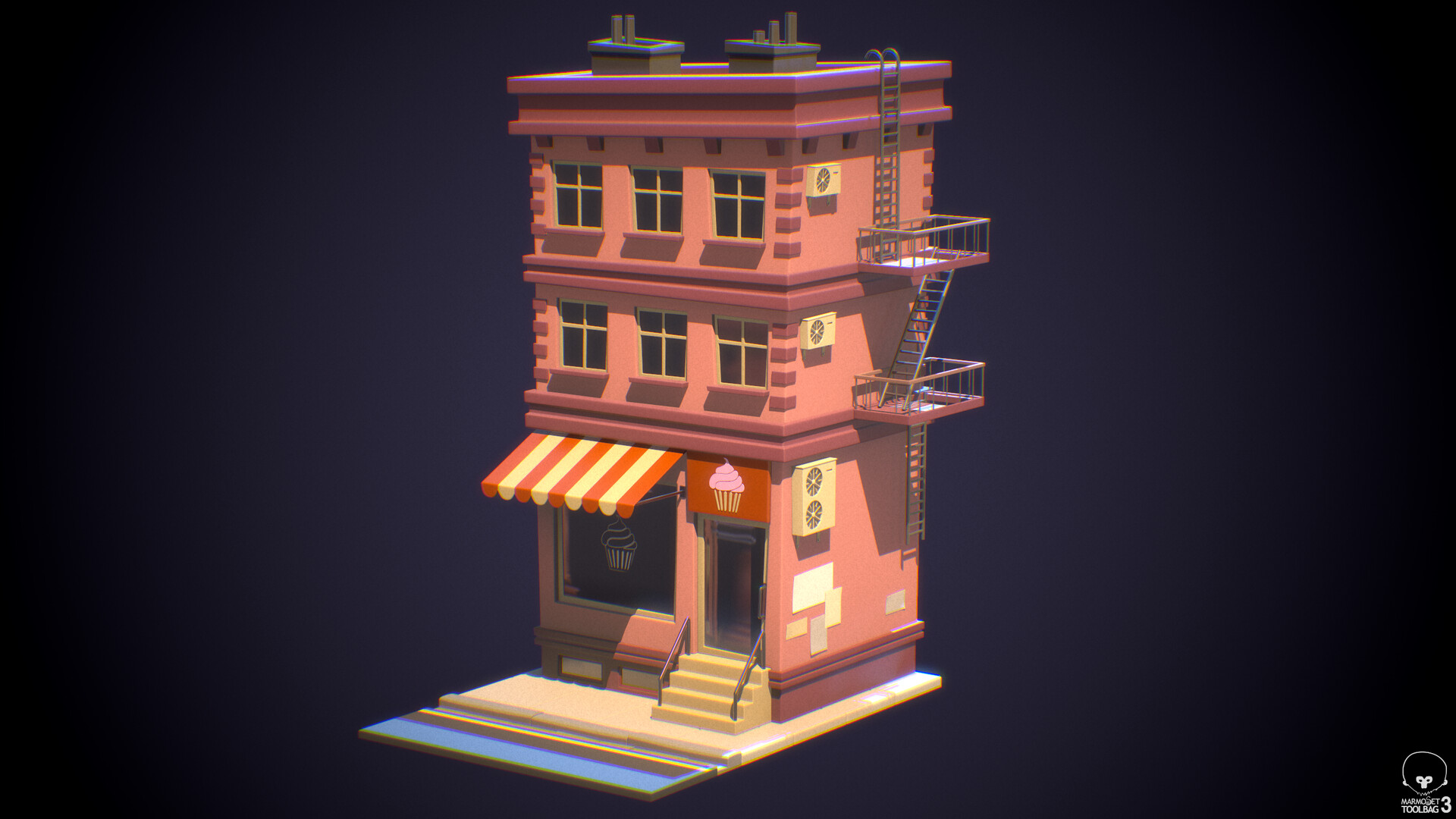 ArtStation - Building Cartoon