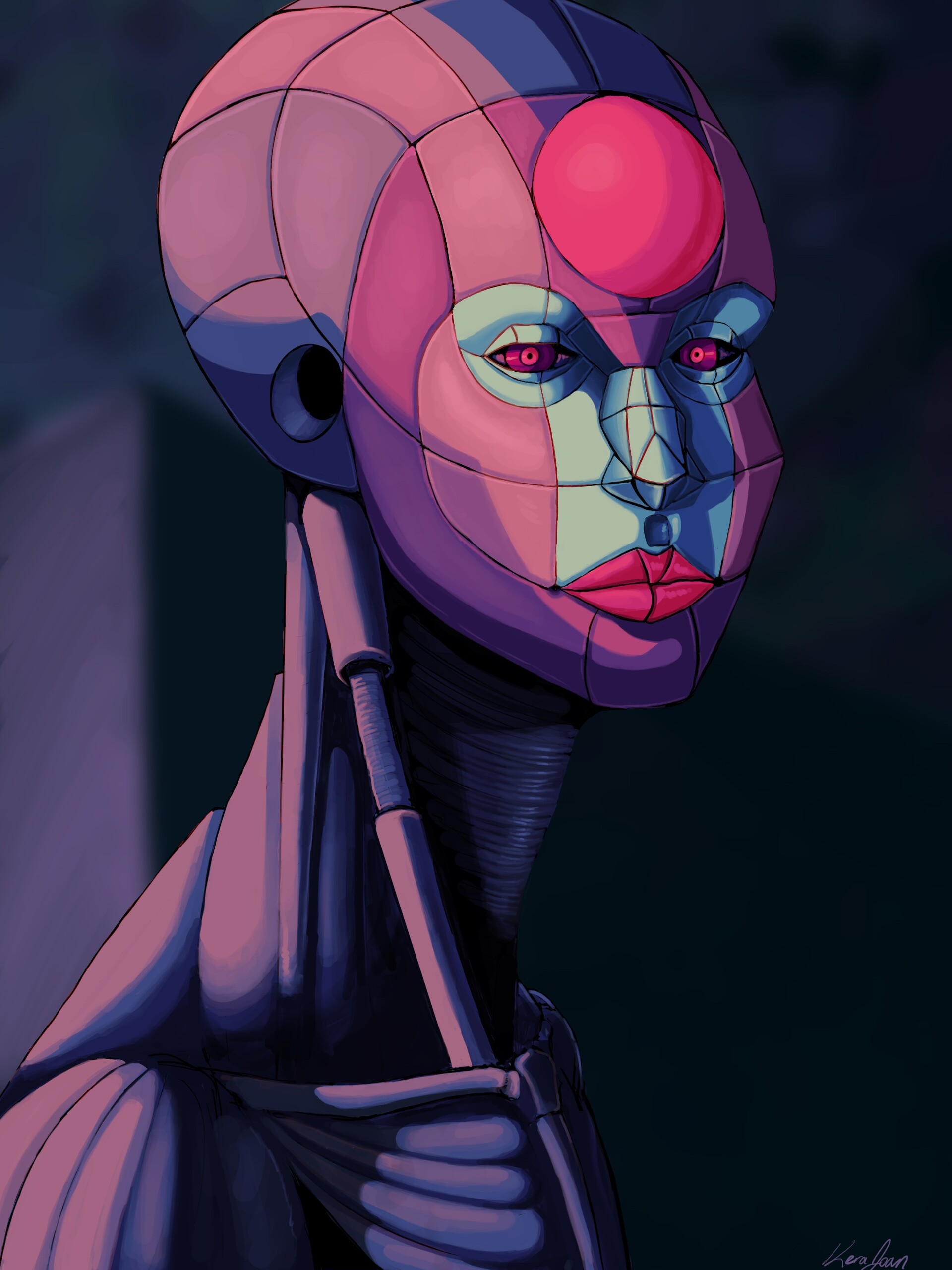 ArtStation - Cyborg lady