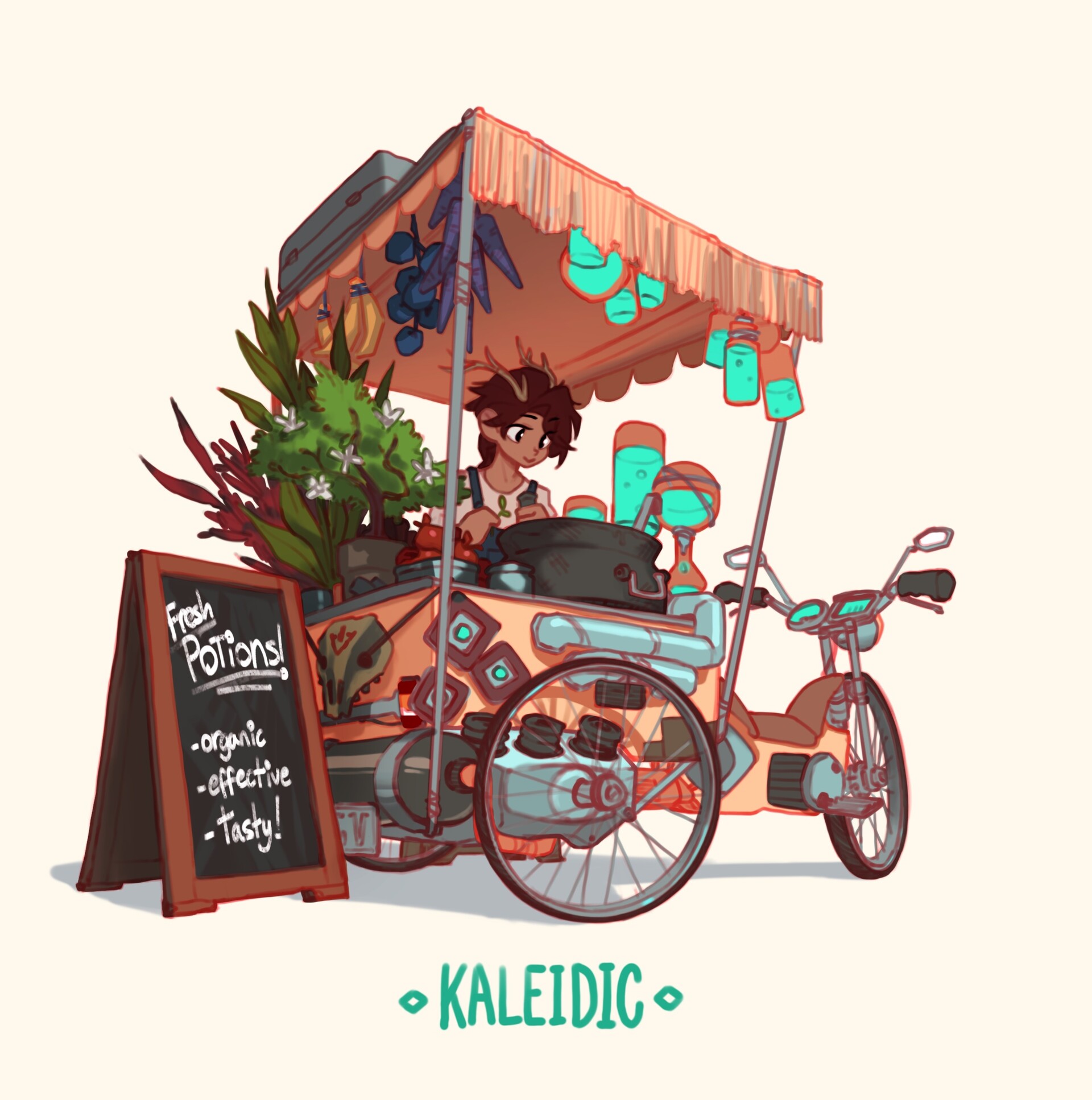 ArtStation - Potions Street Cart
