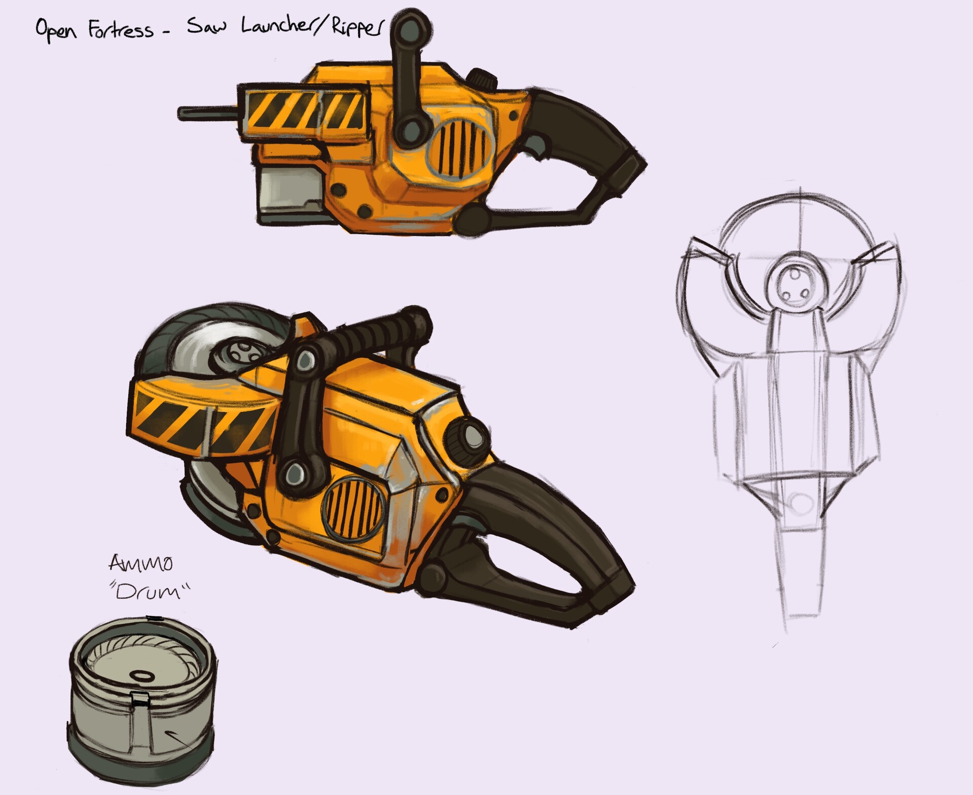 Jamie Reidy - An Assortment of Concepts For Open Fortress.