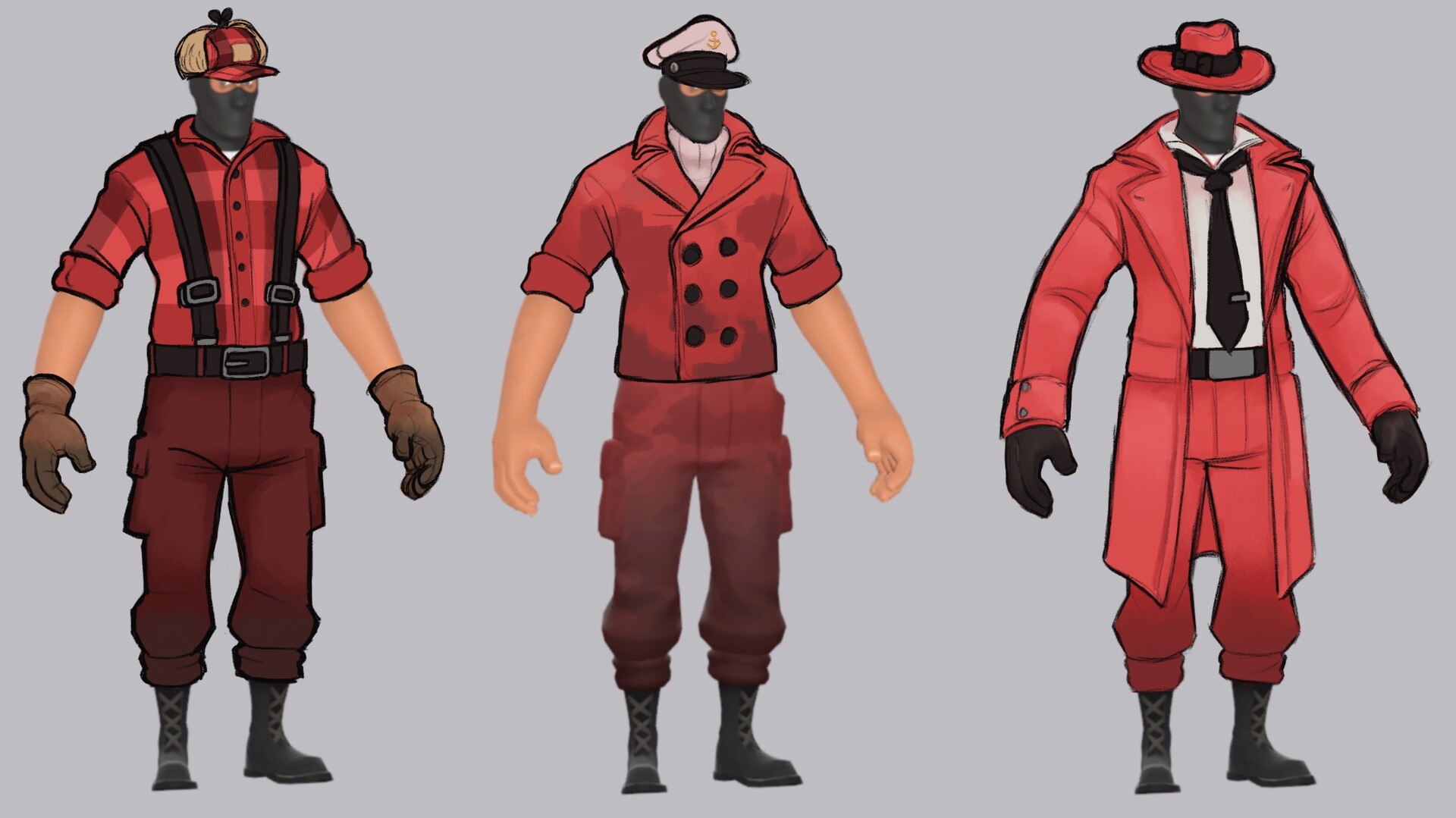 Jamie Reidy - An Assortment of Concepts For Open Fortress.