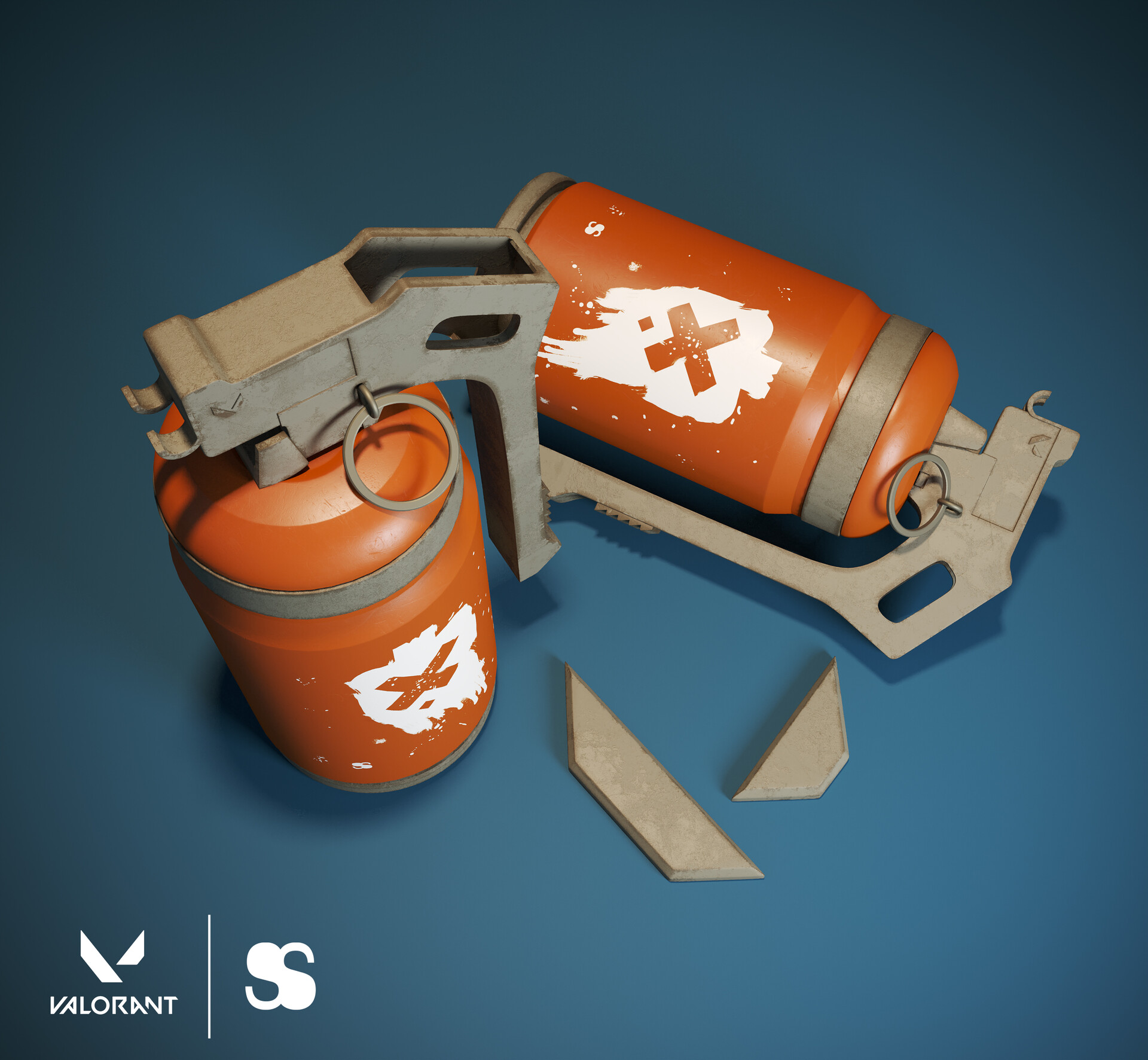 ArtStation - Clay's Cluster Grenade - Valorant