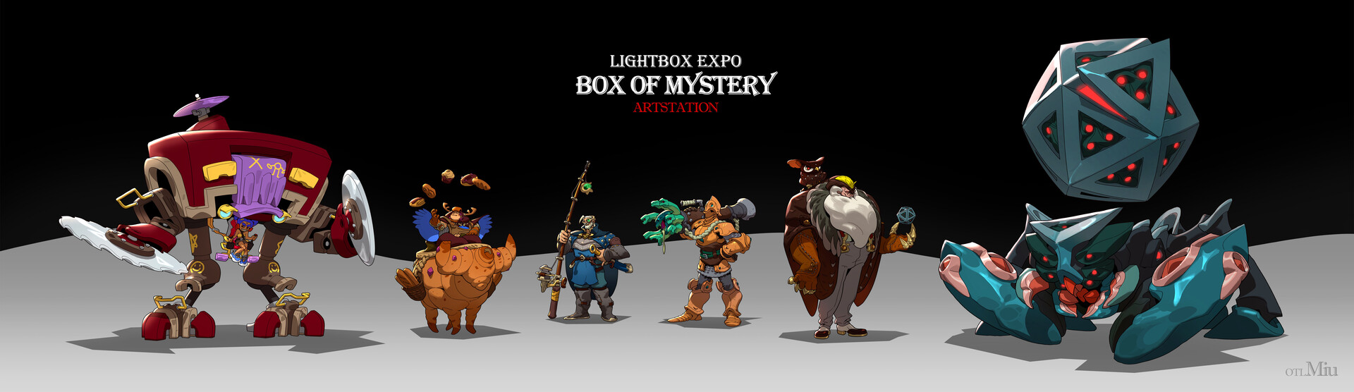 ArtStation - Lightbox Expo: Box of Mystery - Character Design by OTLMiu