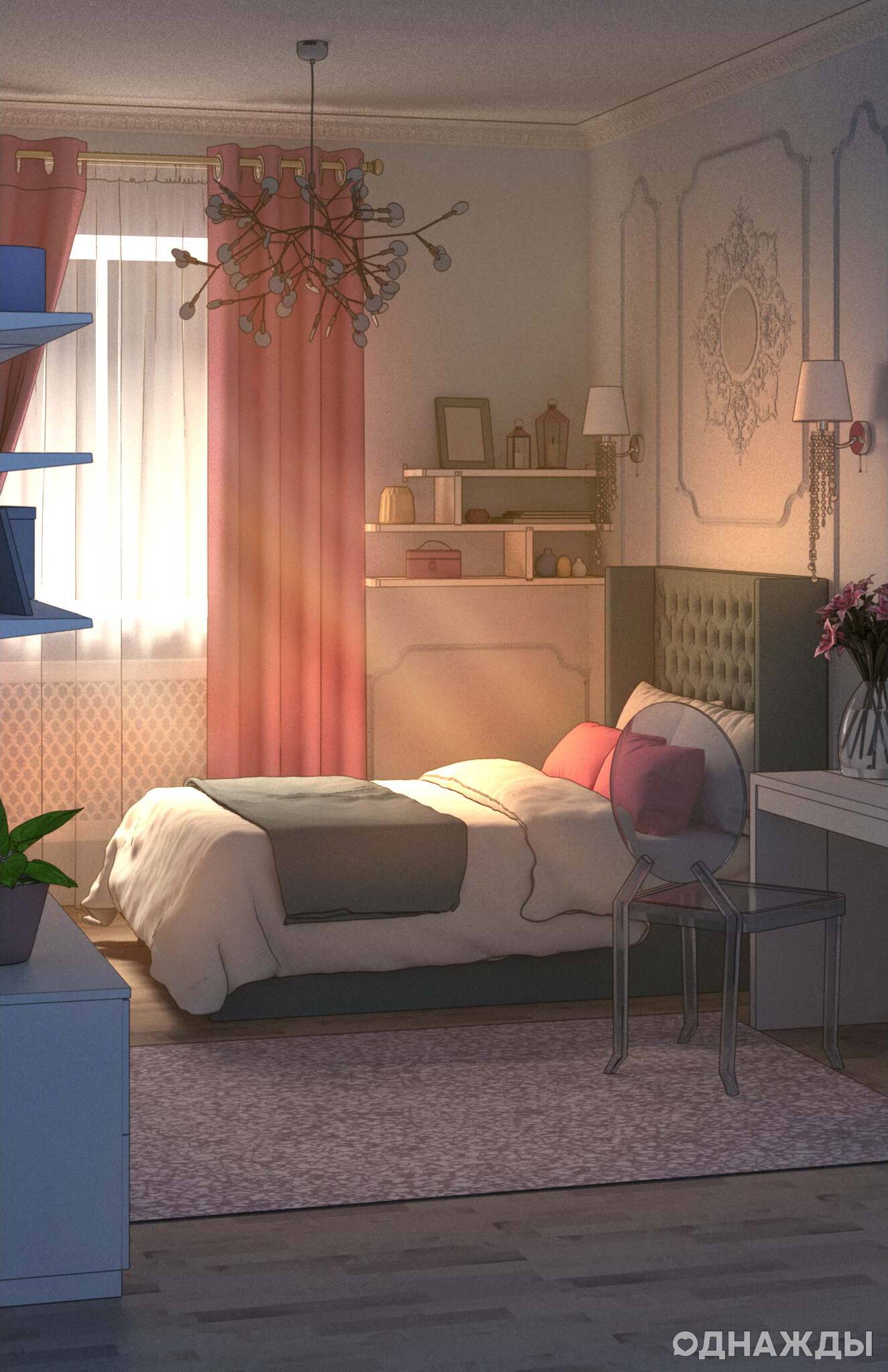 ArtStation - Girl's Bedroom