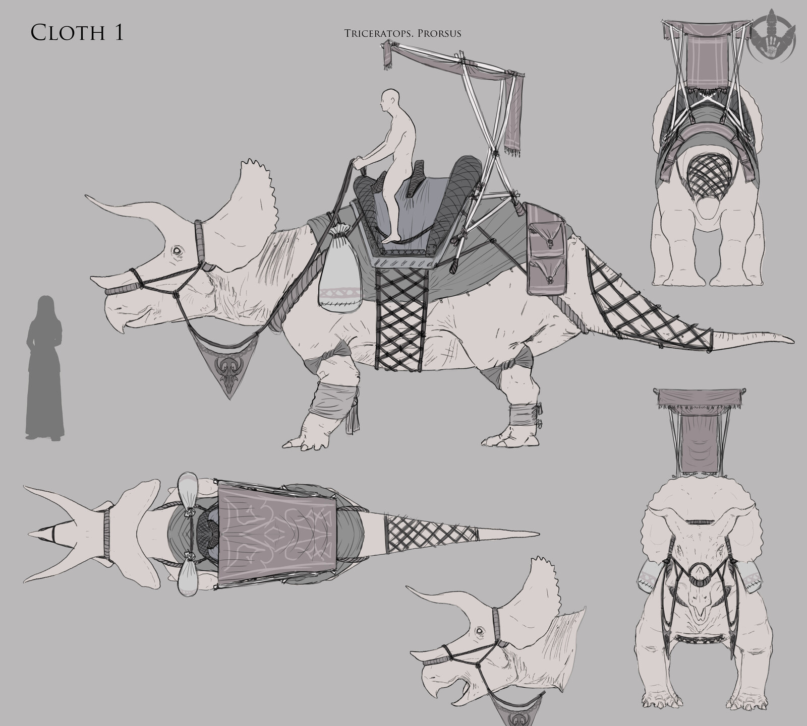 Joshua Dunlop - Triceratops Saddle Designs