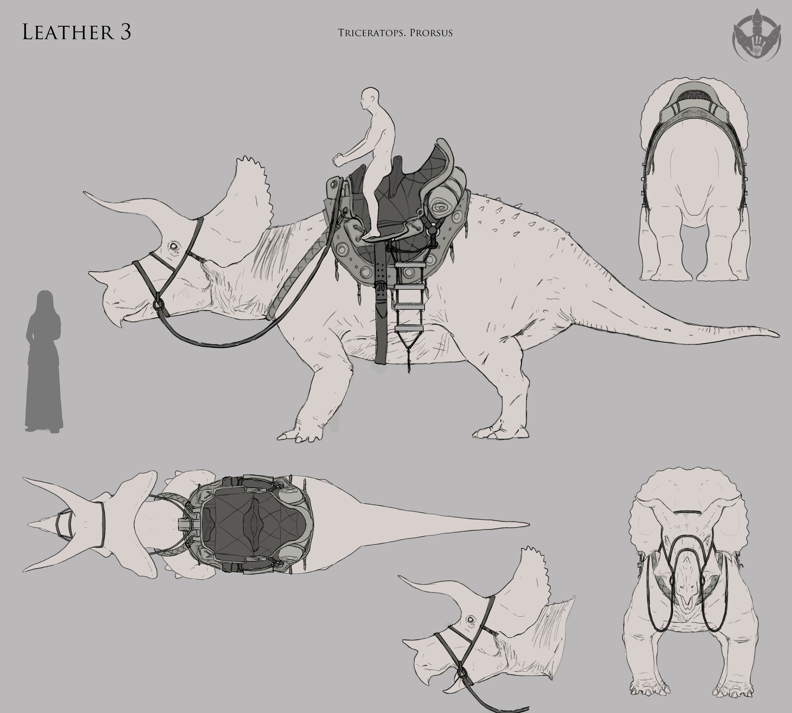 Joshua Dunlop - Triceratops Saddle Designs