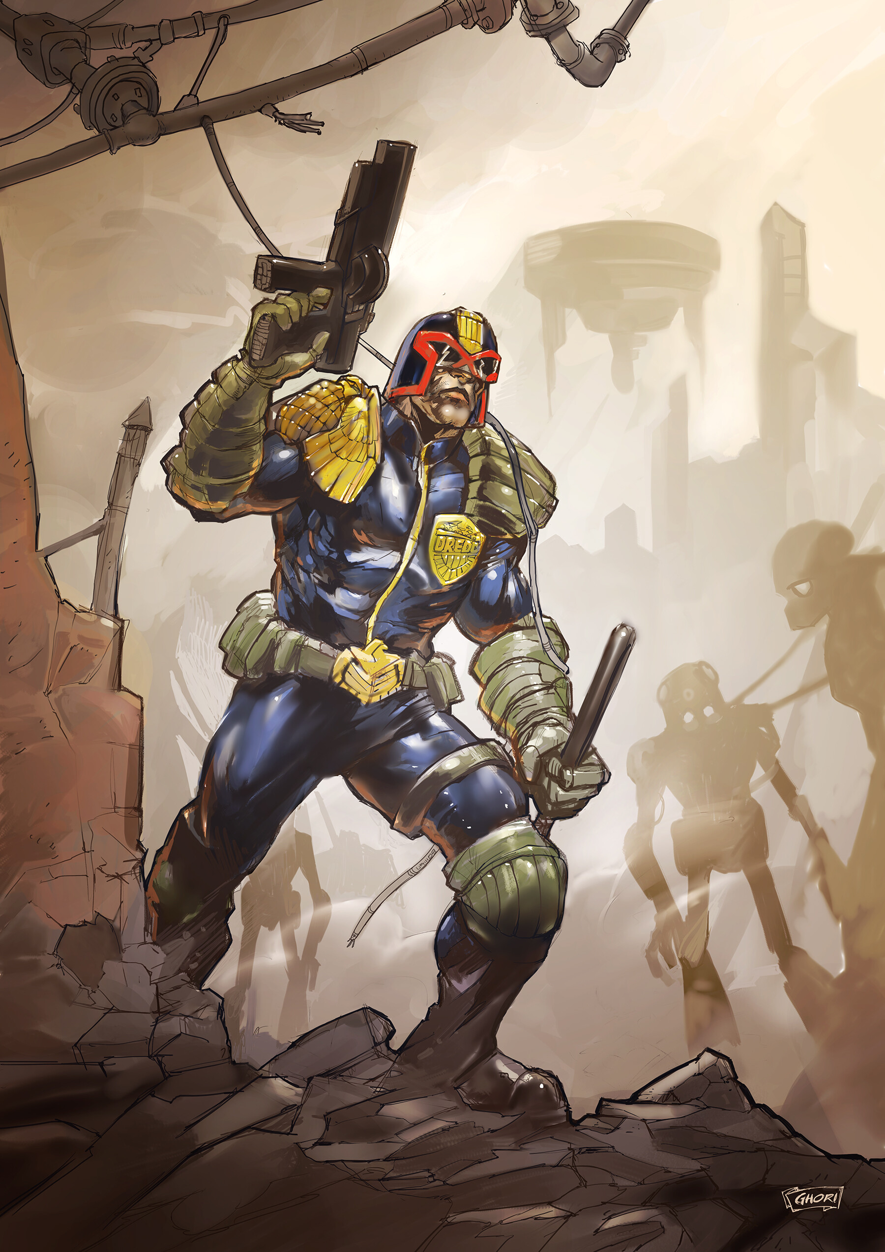 ArtStation - Judge Dredd