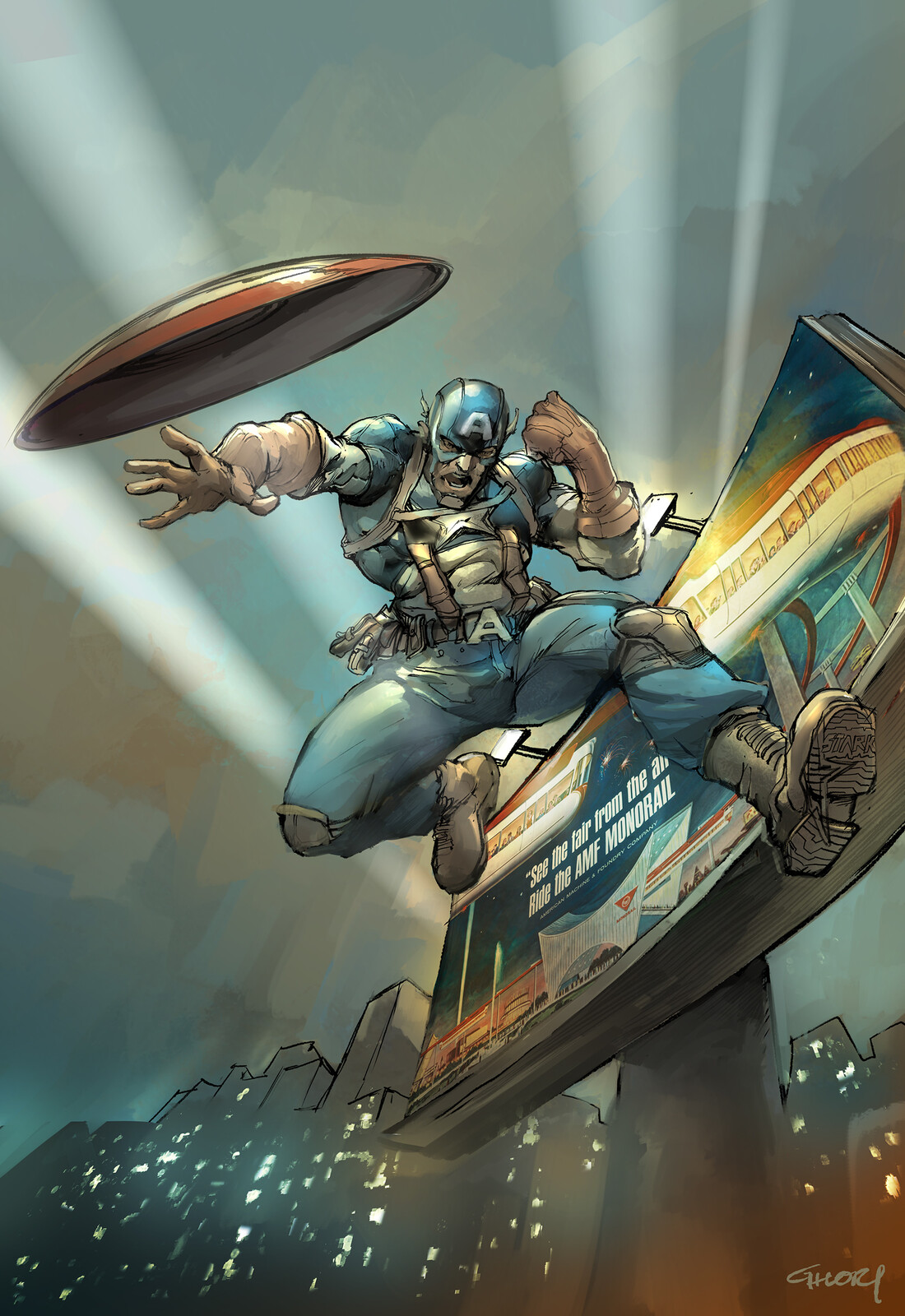 Ashraf Ghori - Captain America