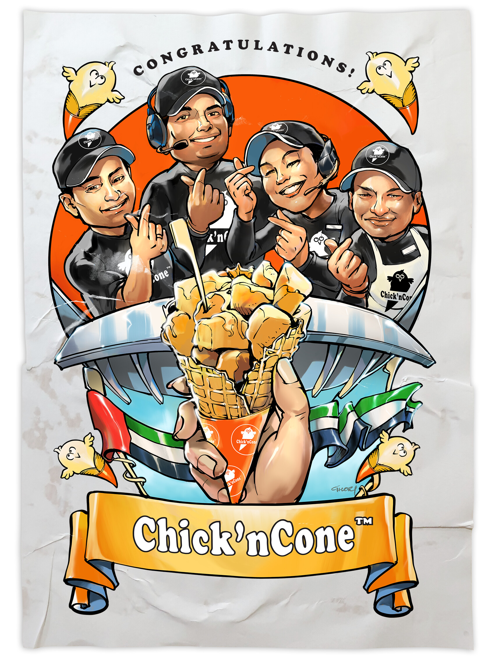 Ashraf Ghori - Chick'nCone